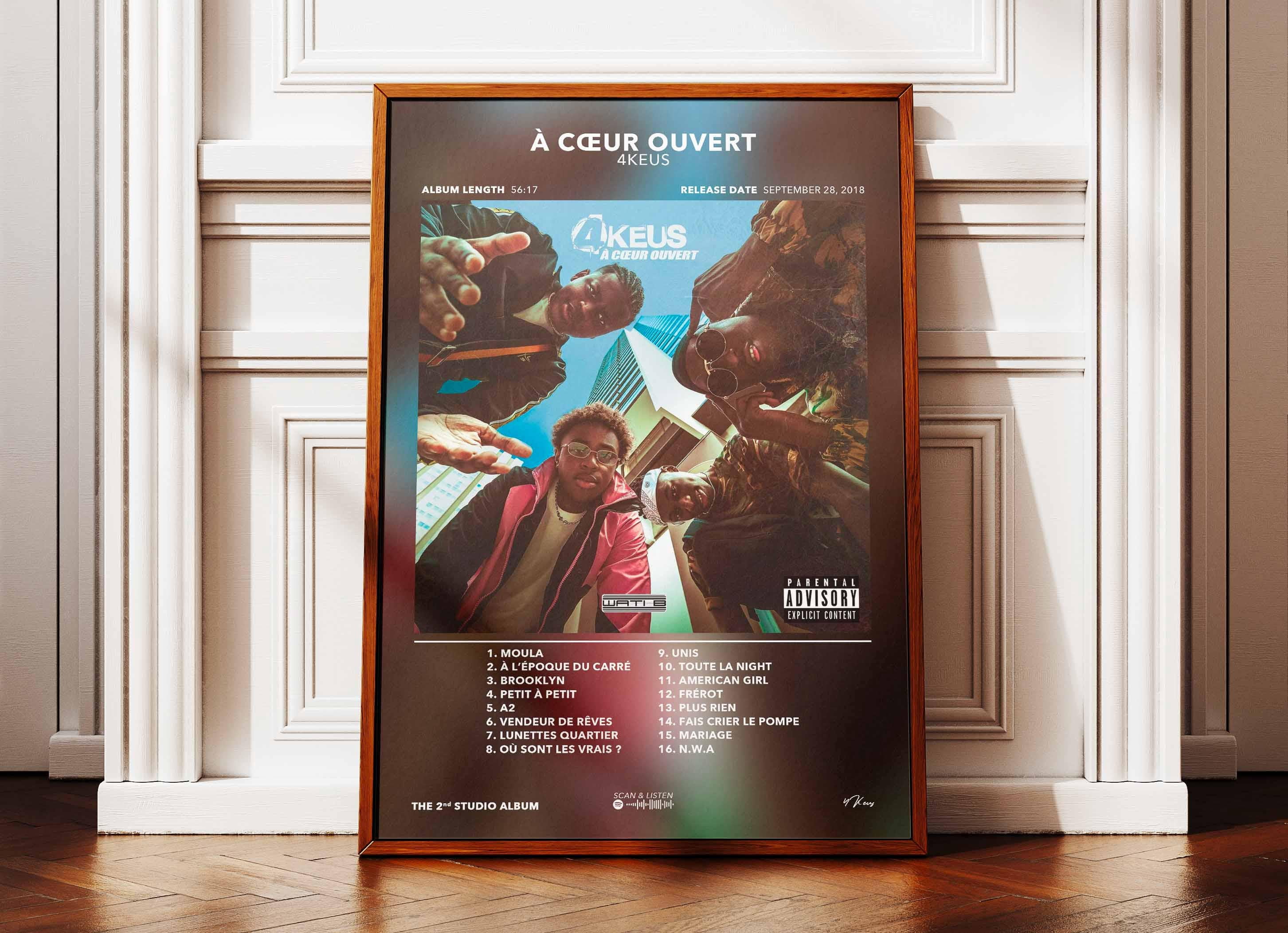 GATEGOO Poster 4Keus Open Heart Album Poster | 4Keus Album Poster ...