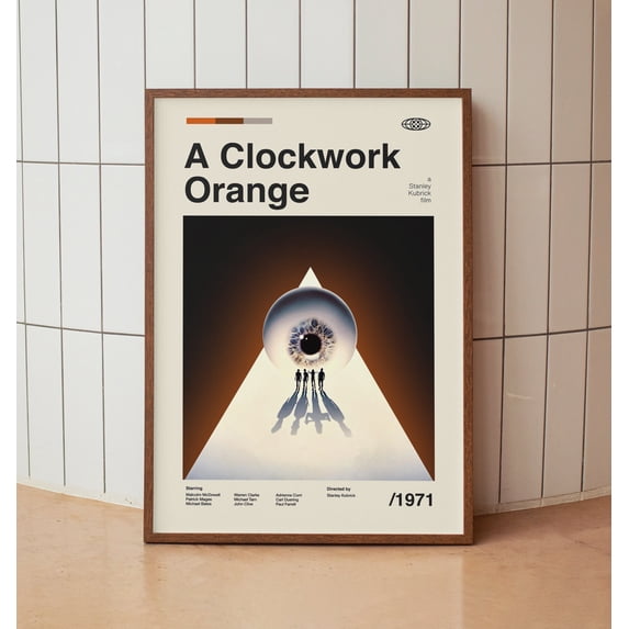 GATEGOO Poster A Clockwork Orange Wall Art Print - Kubrick Film Movie ...