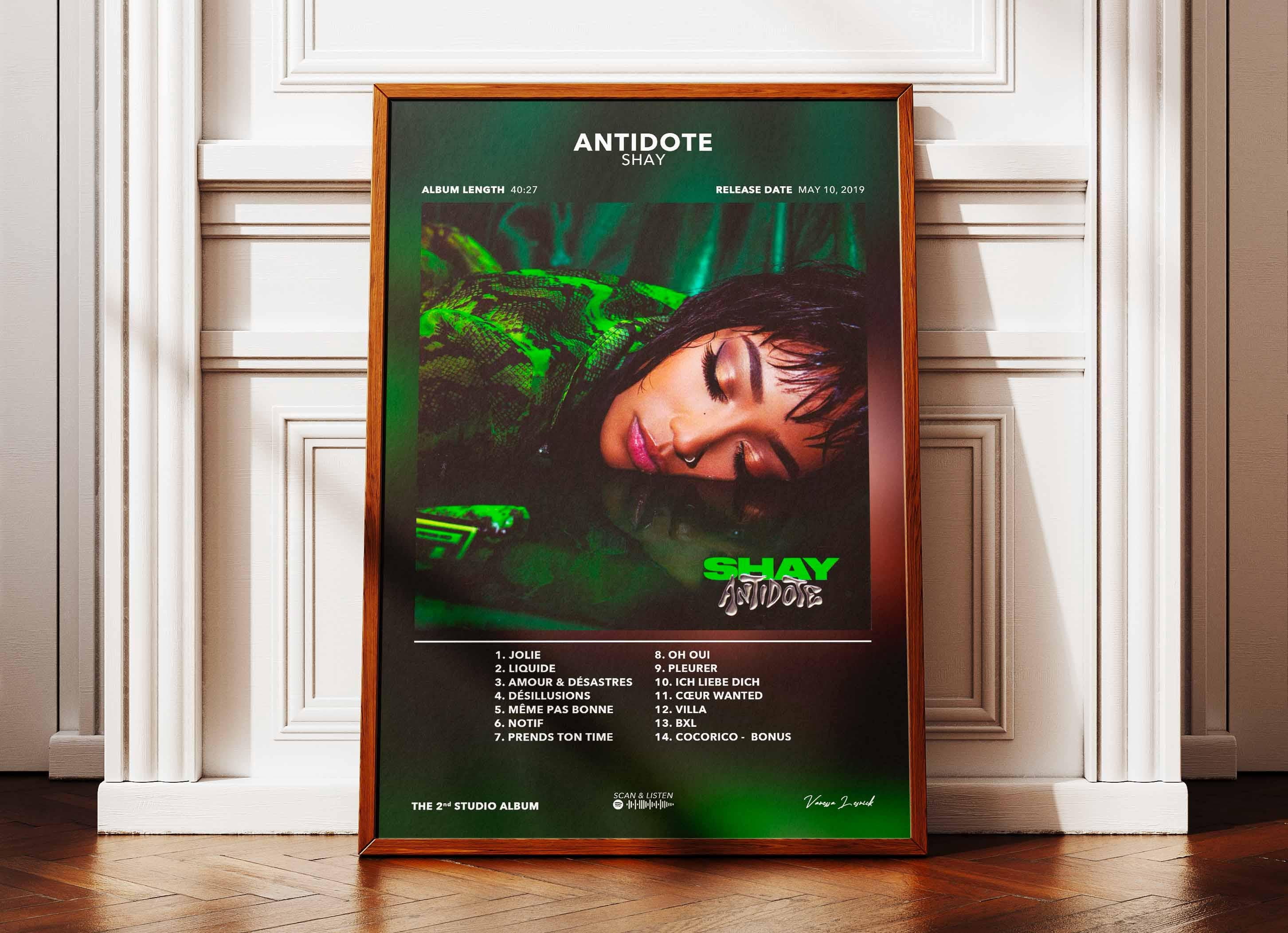 GATEGOO Poster Album Poster Antidote Shay | Poster Shay Album | Rapper ...