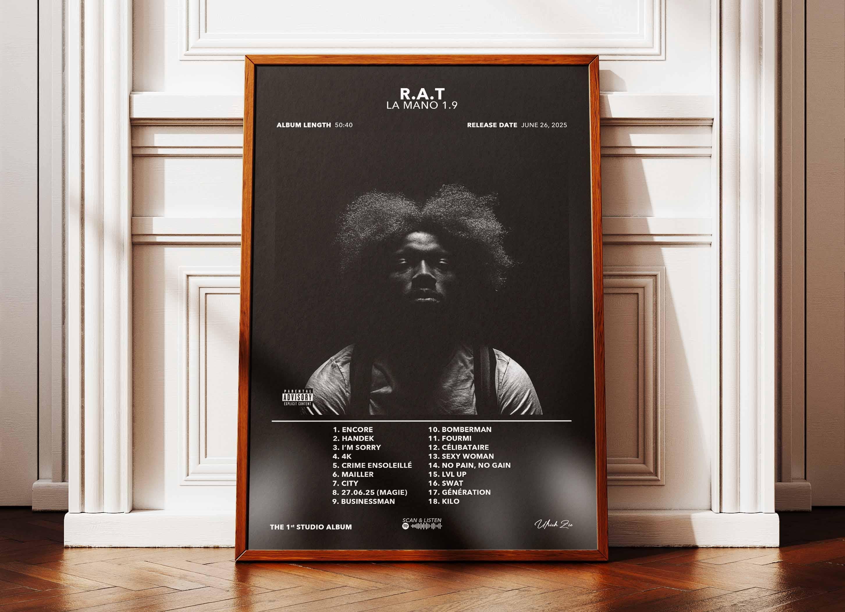 GATEGOO Poster Album Poster La Mano 1.9 Rat | Poster La Mano 1.9 Album ...