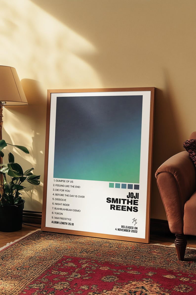 GATEGOO Poster Album Poster | Smithereens Album Cover Print | Trendy Music Wall Art | Japanese ...