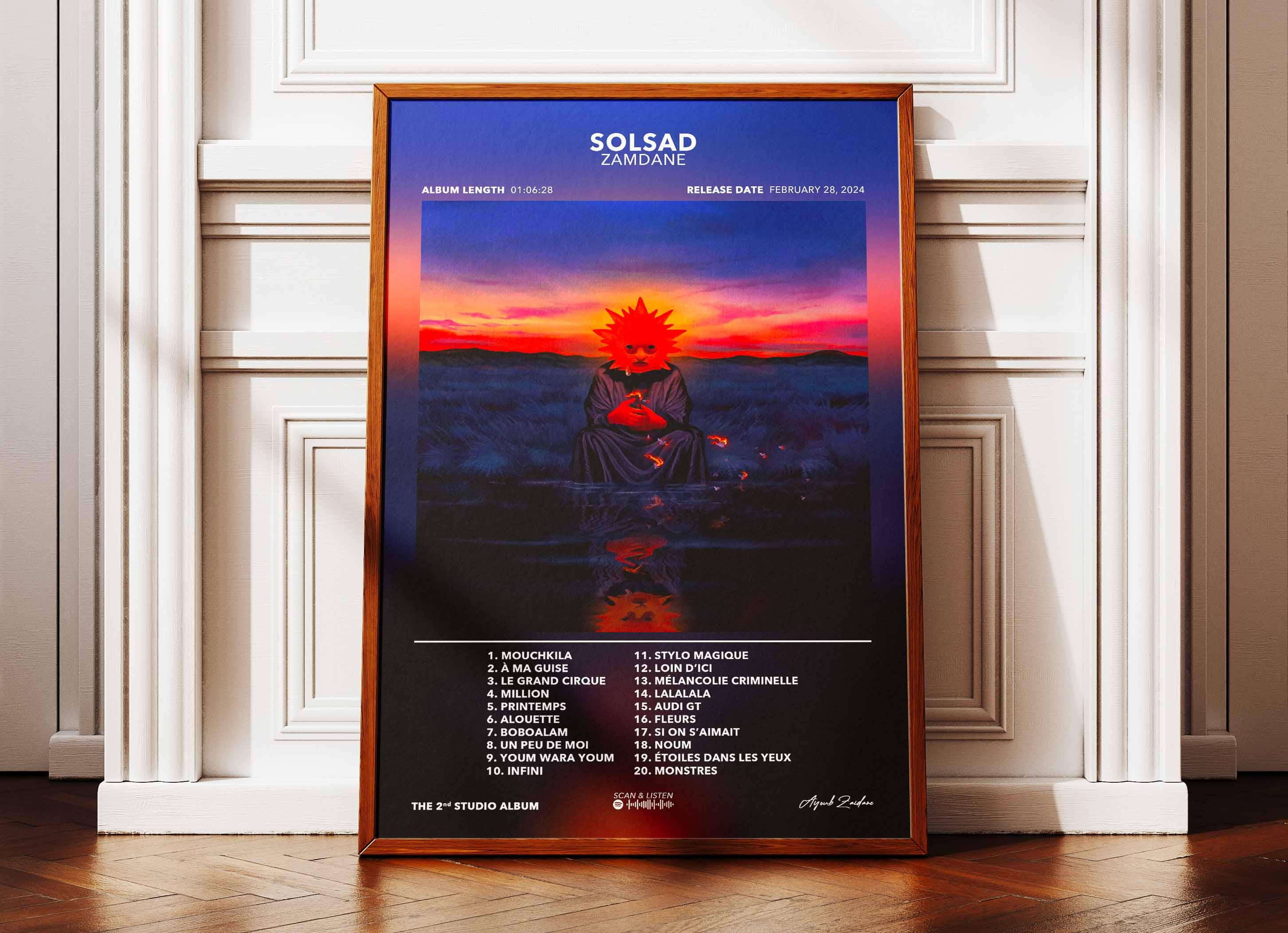 GATEGOO Poster Album Poster Solsad Zamdane | Poster Solsad Album ...
