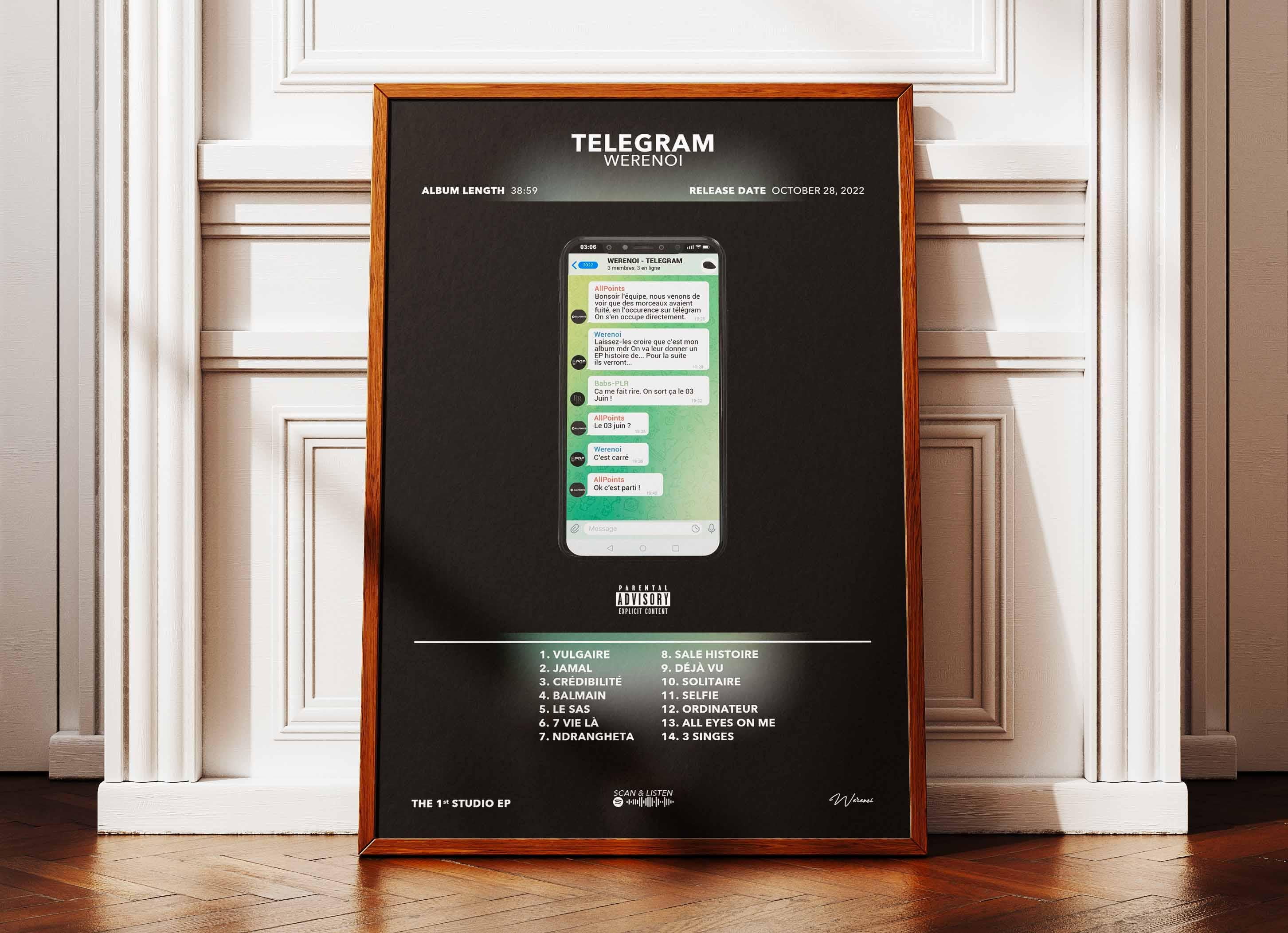 GATEGOO Poster Album Poster Telegram Werenoi | Poster Werenoi Album ...