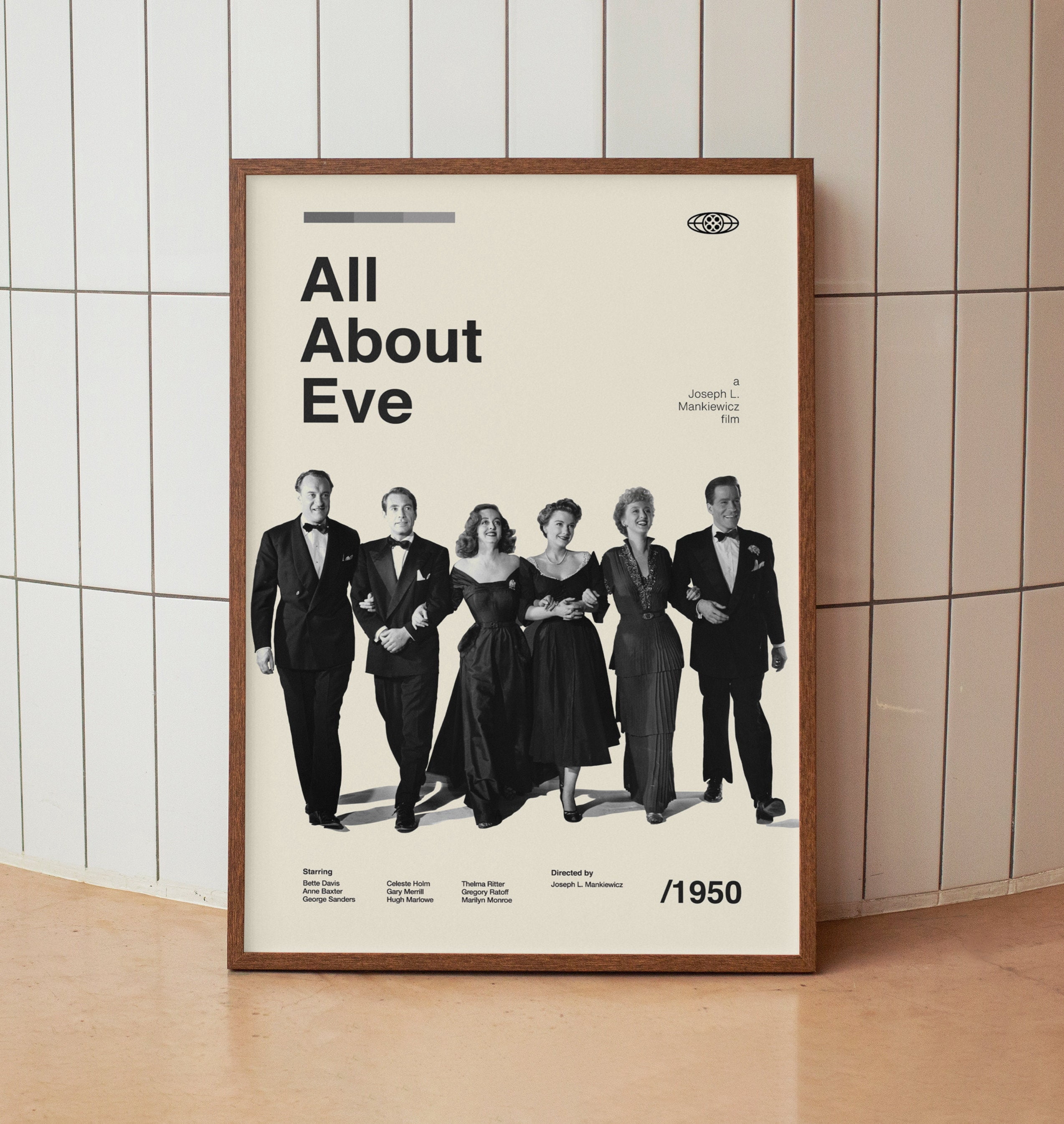 GATEGOO Poster All About Eve Vintage Movie Poster - Bette Davis ...