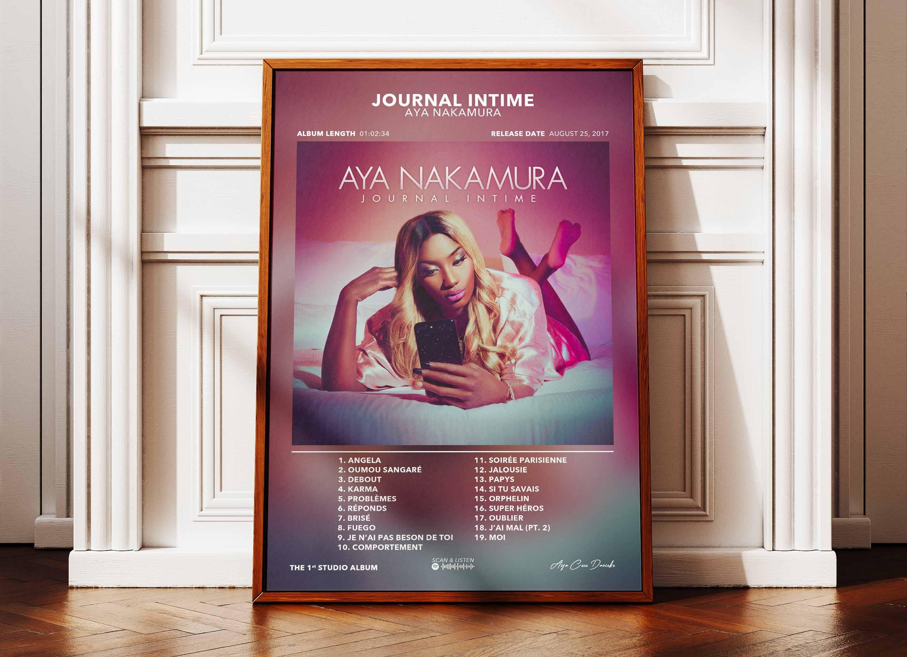 GATEGOO Poster Aya Nakamura Diary Album Poster | Aya Nakamura Poster ...