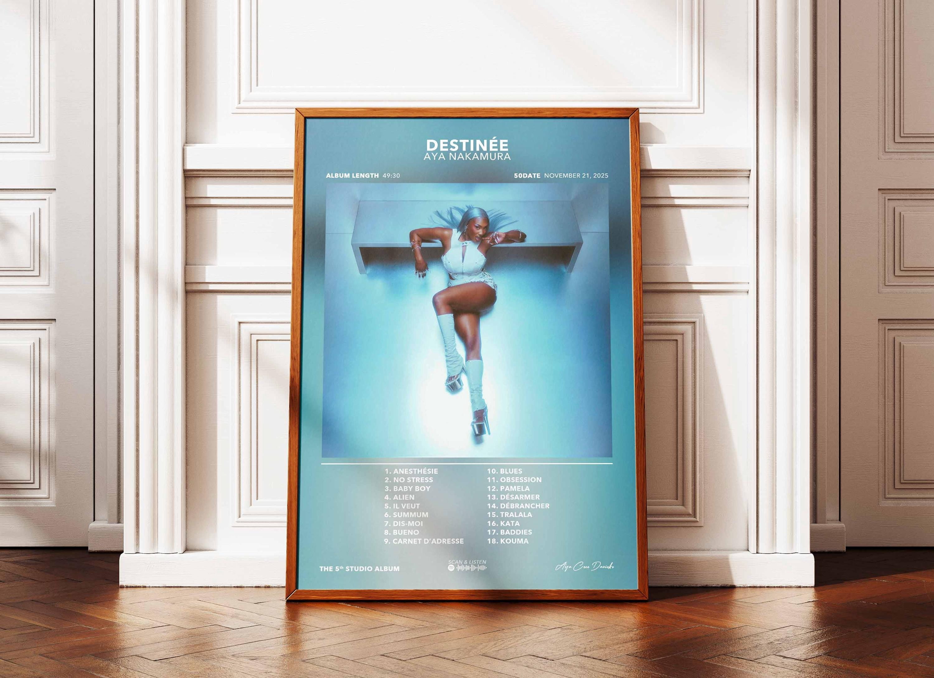 GATEGOO Poster Aya Nakamura'S Destiny Album Poster | Aya Nakamura ...