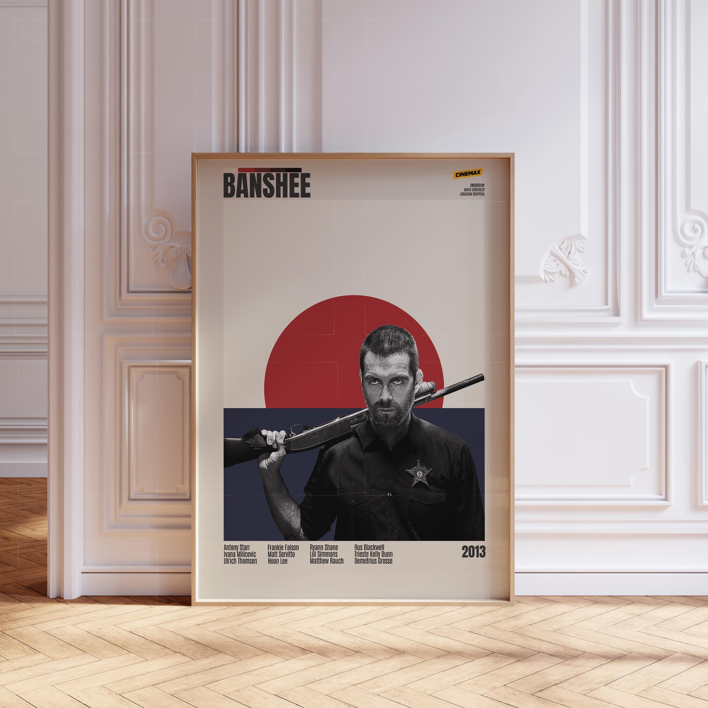 GATEGOO Poster Banshee, Retro Movie Print, Midcentury Modern, Retro Tv ...