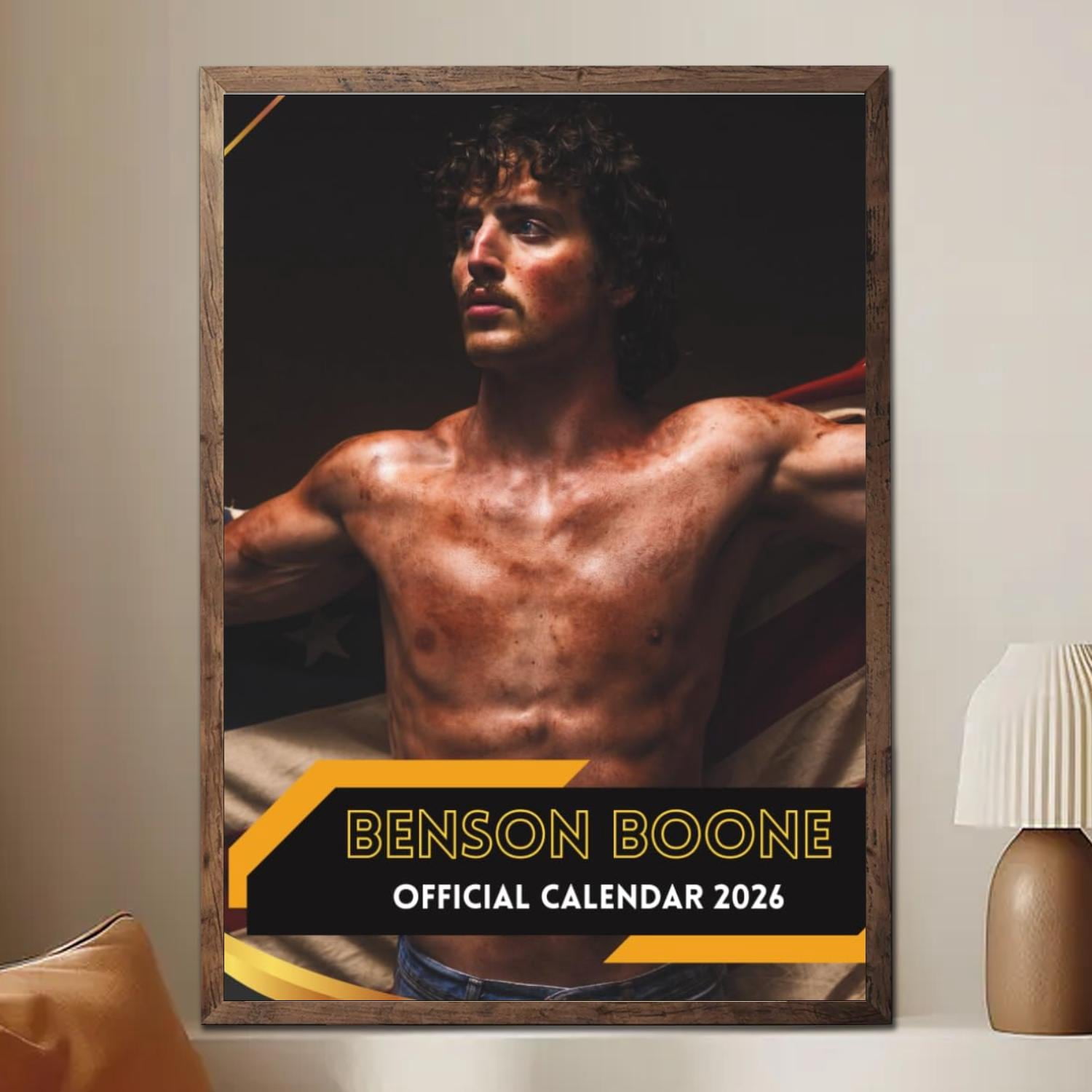 GATEGOO Poster Benson Boone Poster 2026, Pop Music Wall Art, Modern ...