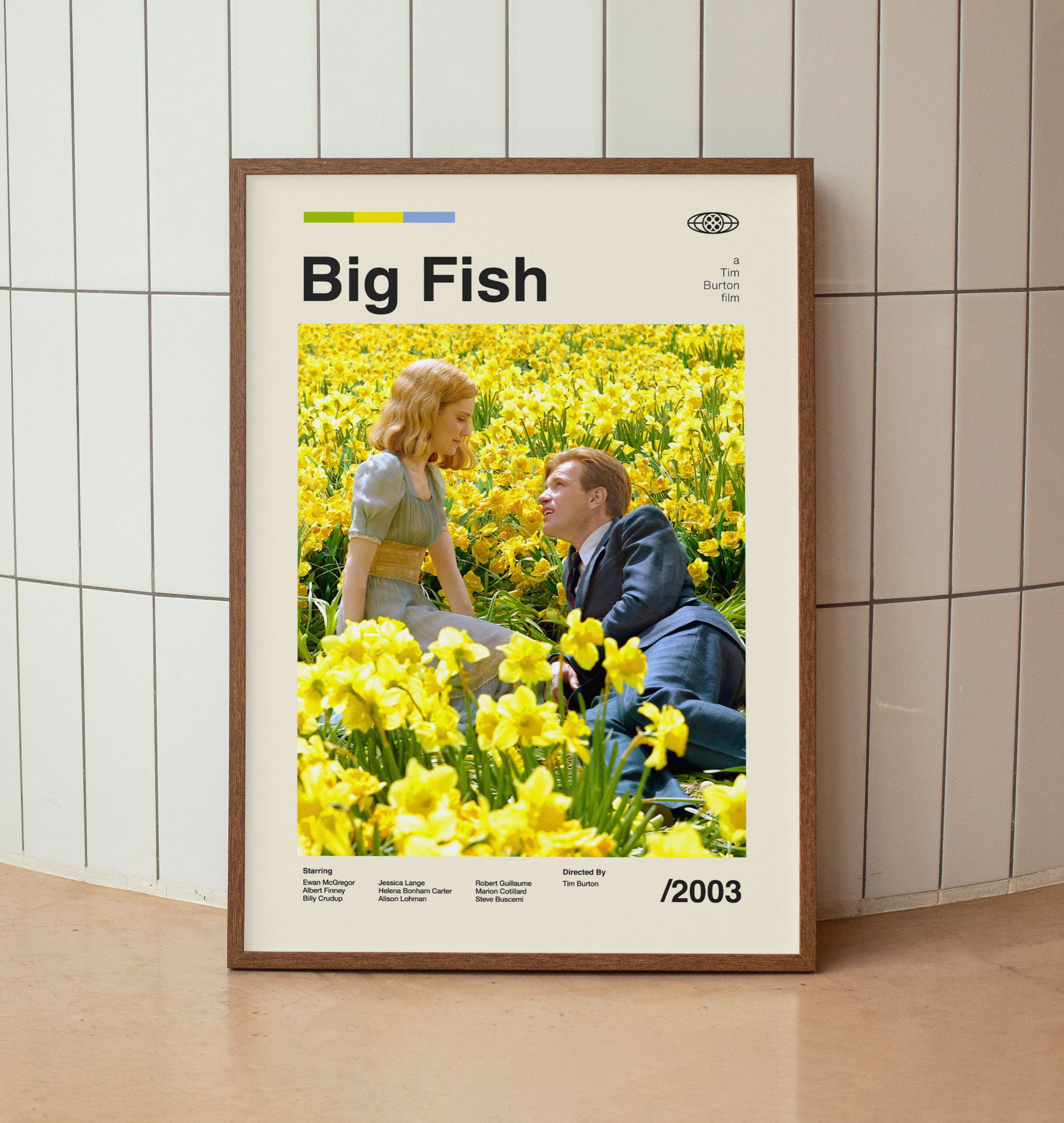 GATEGOO Poster Big Fish Wall Art Print - Tim Burton Film Poster ...
