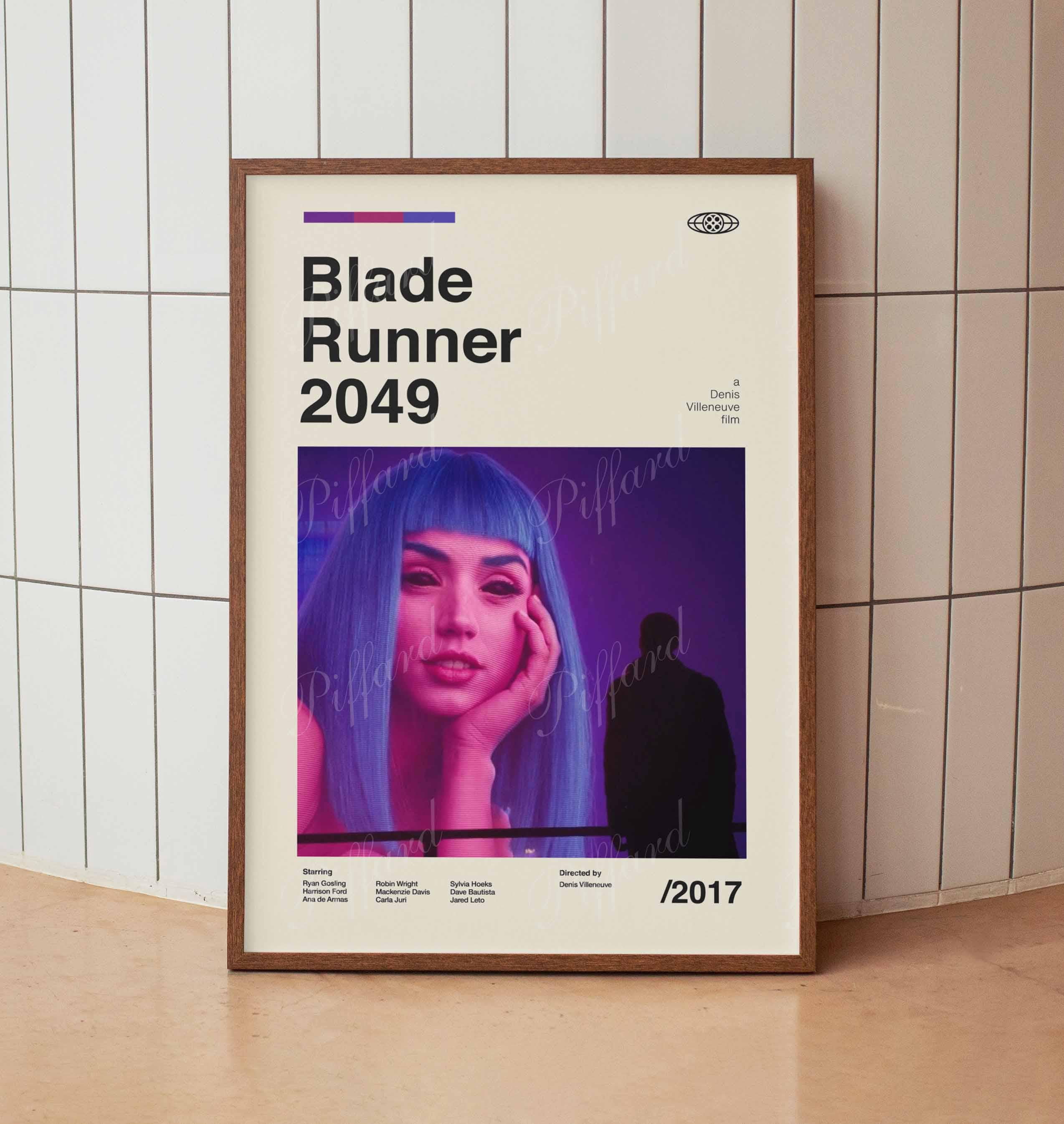 GATEGOO Poster Blade Runner 2049 Vintage Movie Poster- Denis Villeneuve ...