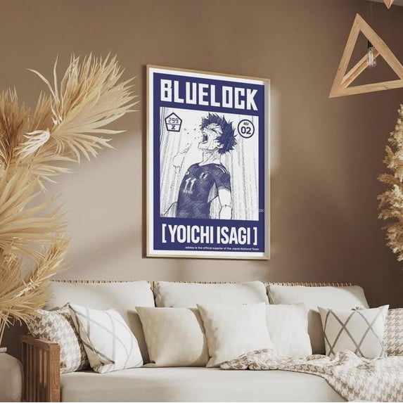 GATEGOO Poster Blue Lock Anime Poster | Yoichi Isagi, Rin Itoshi ...