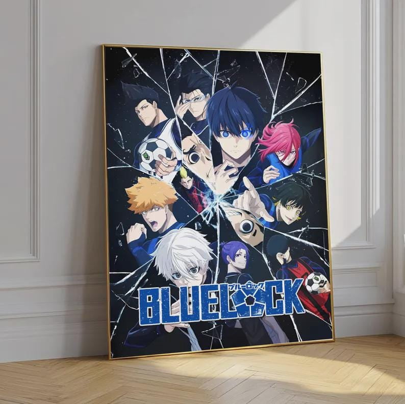 GATEGOO Poster Blue Lock Anime Print: Isagi Yoichi, Japanese Manga Wall ...