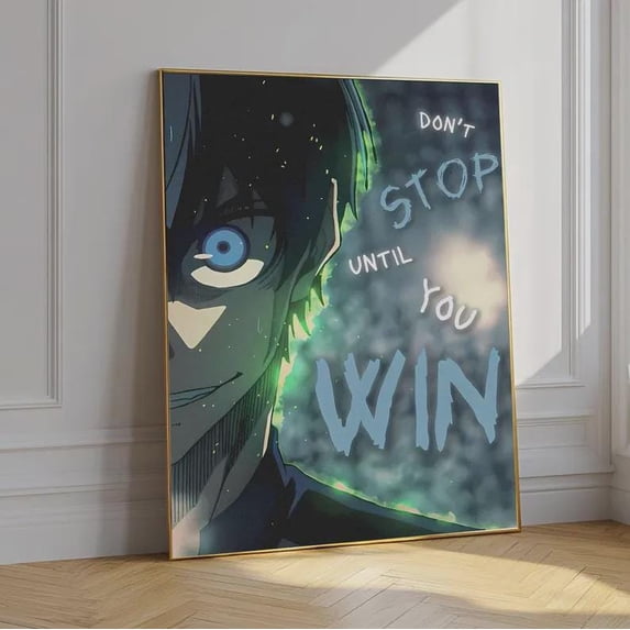 GATEGOO Poster Blue Lock Poster | Isagi Yoichi Motivational Anime Print ...