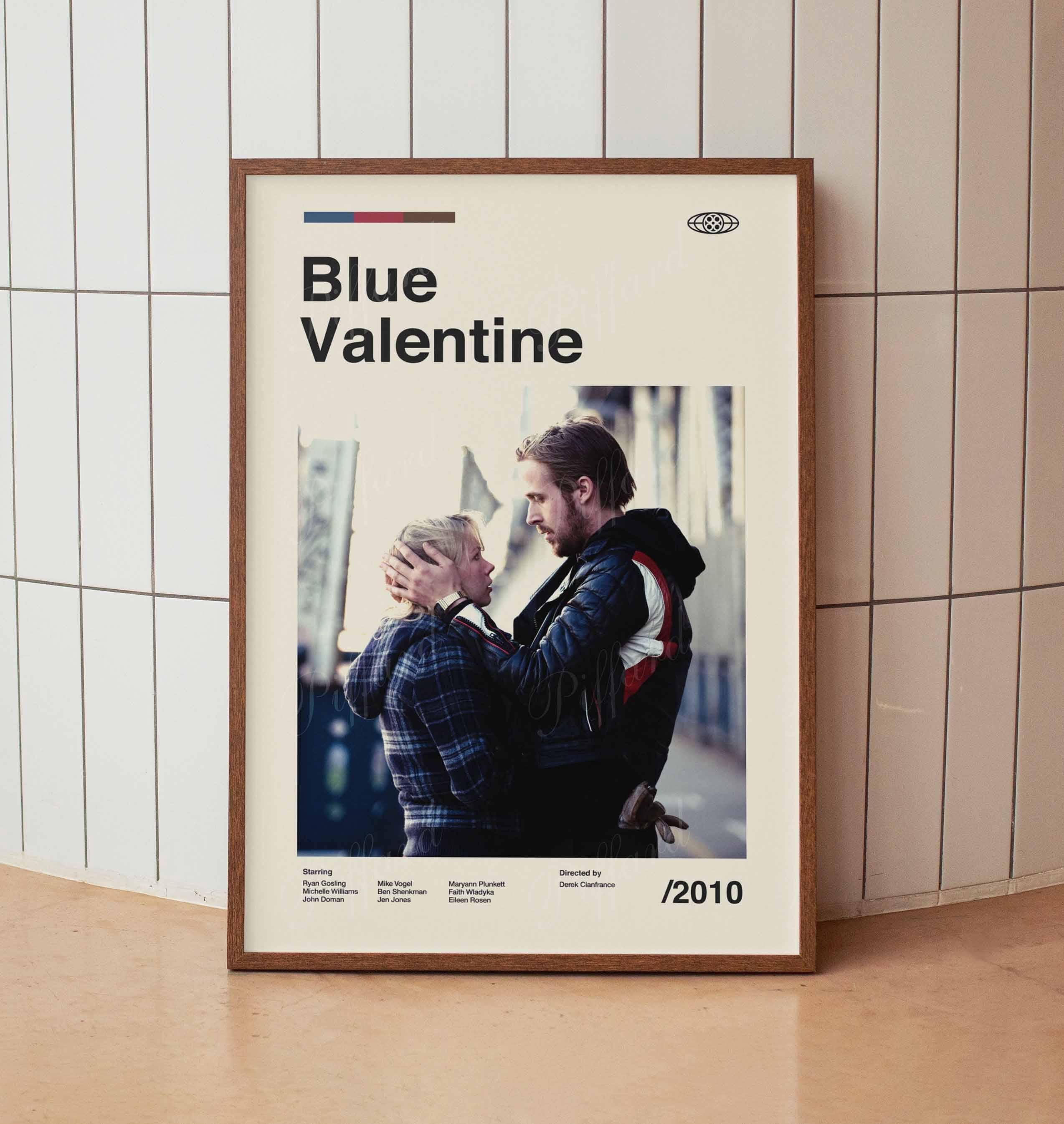 GATEGOO Poster Blue Valentine Vintage Movie Poster - Ryan Gosling ...