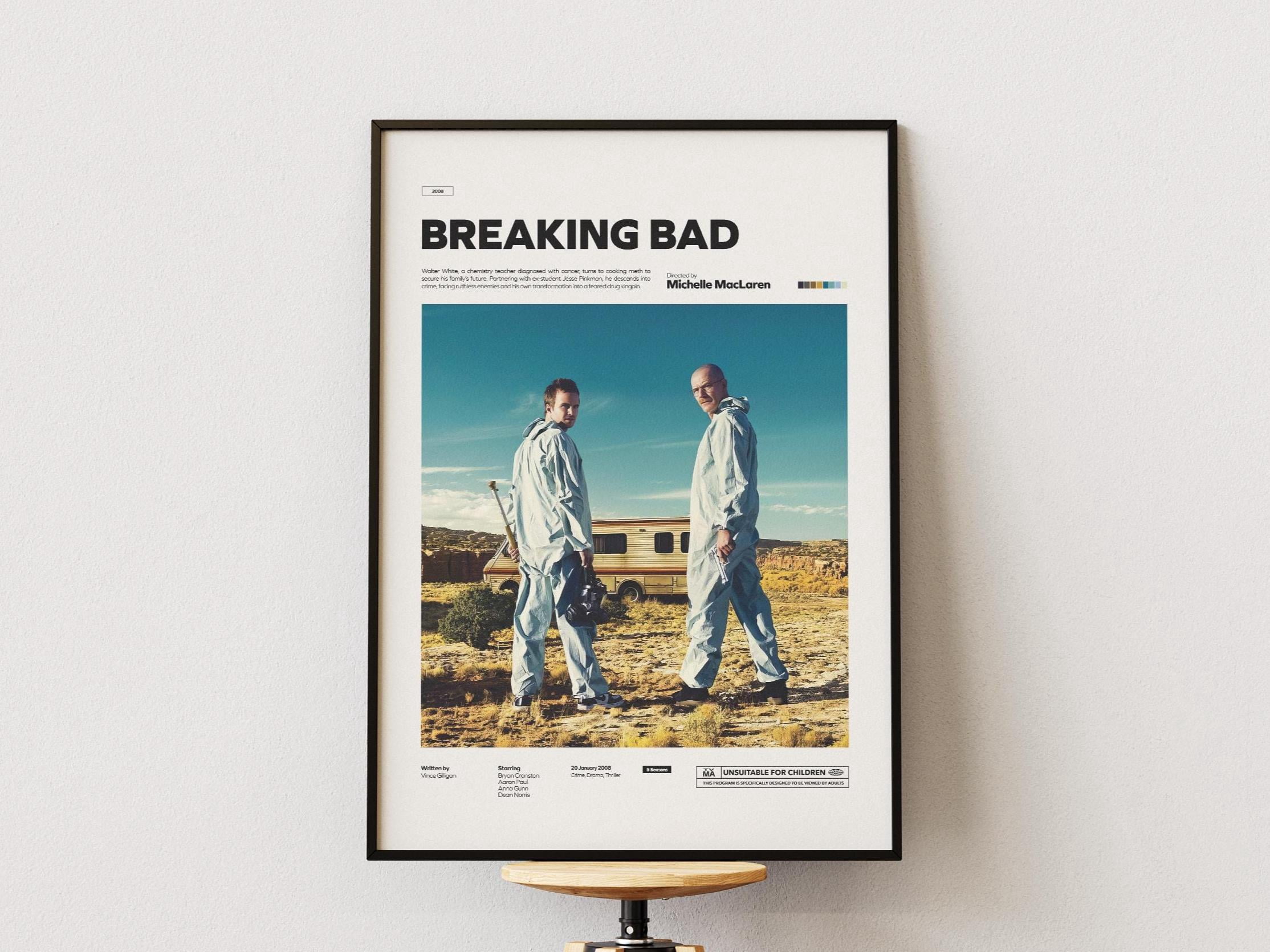 GATEGOO Poster Brea Bad Poster, Vince Gilligan'S Brea Bad Poster Print ...