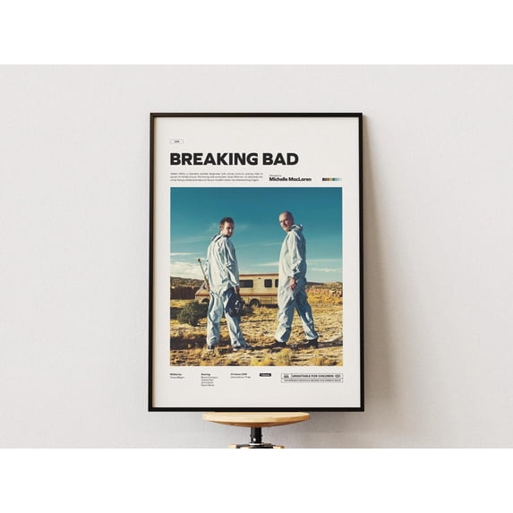 GATEGOO Poster Brea Bad Poster, Vince Gilligan'S Brea Bad Poster Print ...