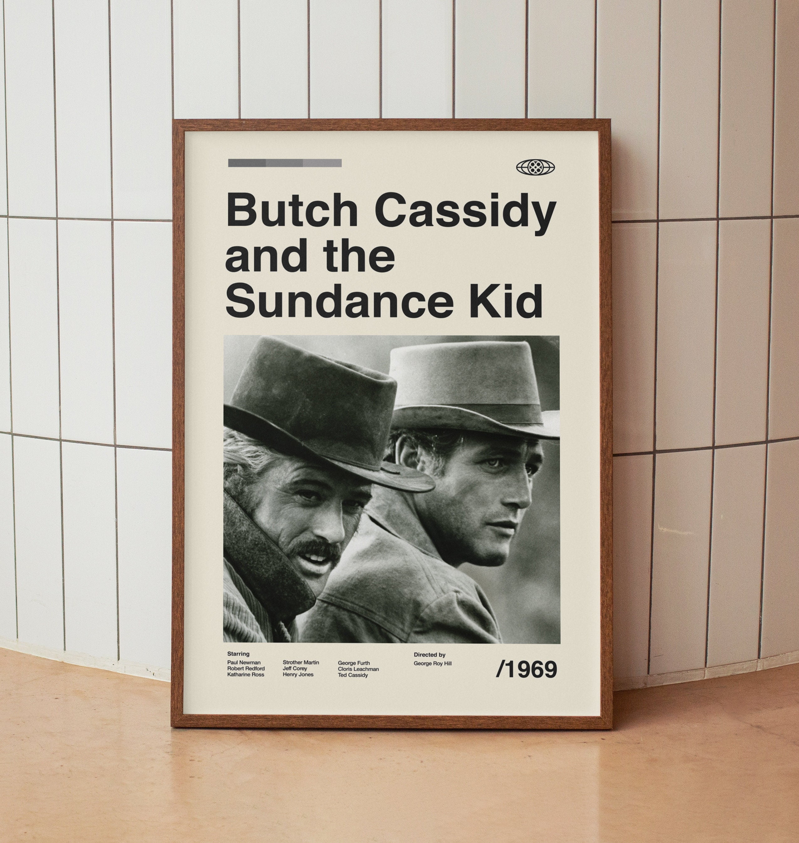 GATEGOO Poster Butch Cassidy And The Sundance Kid Wall Art Print - Paul ...