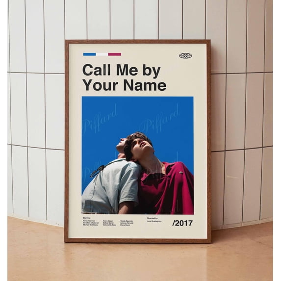 GATEGOO Poster Call Me By Your Name Vintage Movie Poster - Armie Hammer ...