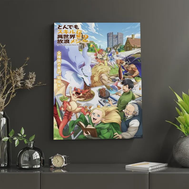 GATEGOO Poster Campfire Cooking Anime Poster – Isekai Kitchen Scene ...