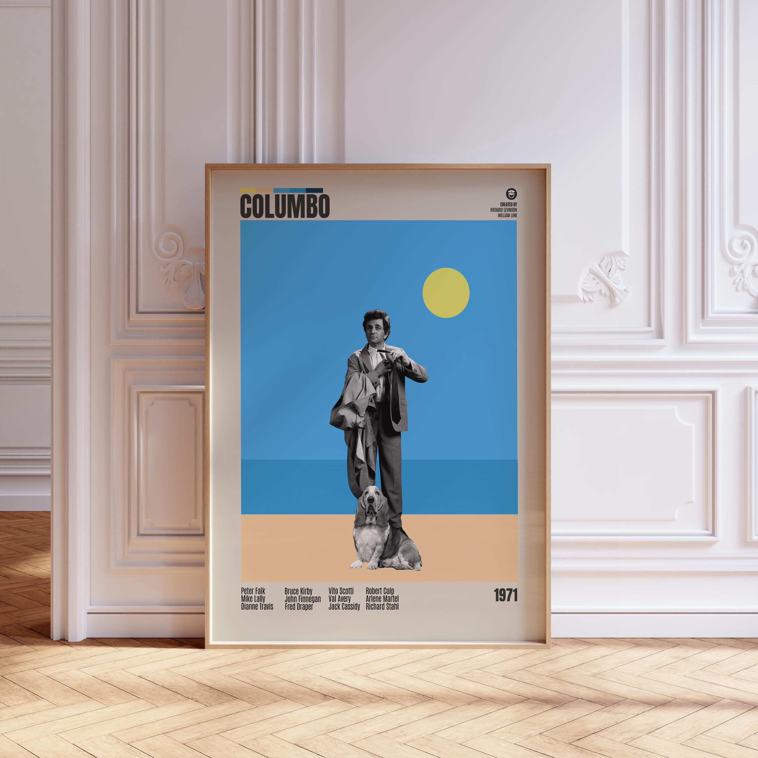 GATEGOO Poster Columbo Poster, Columbo Tv Series, Retro Movie Print ...