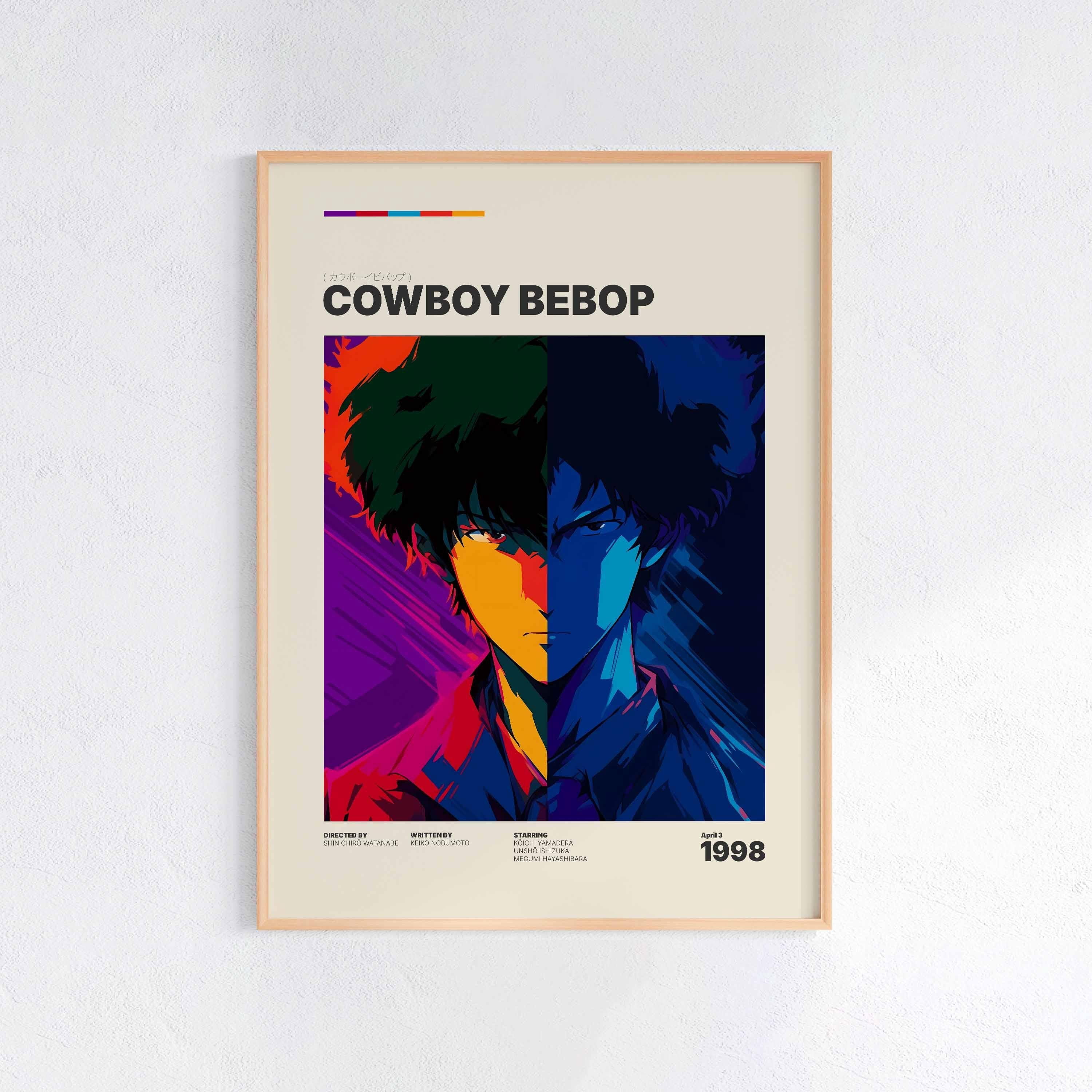 GATEGOO Poster Cowboy Bebop Anime Poster, Manga Movie Print, Japanese ...