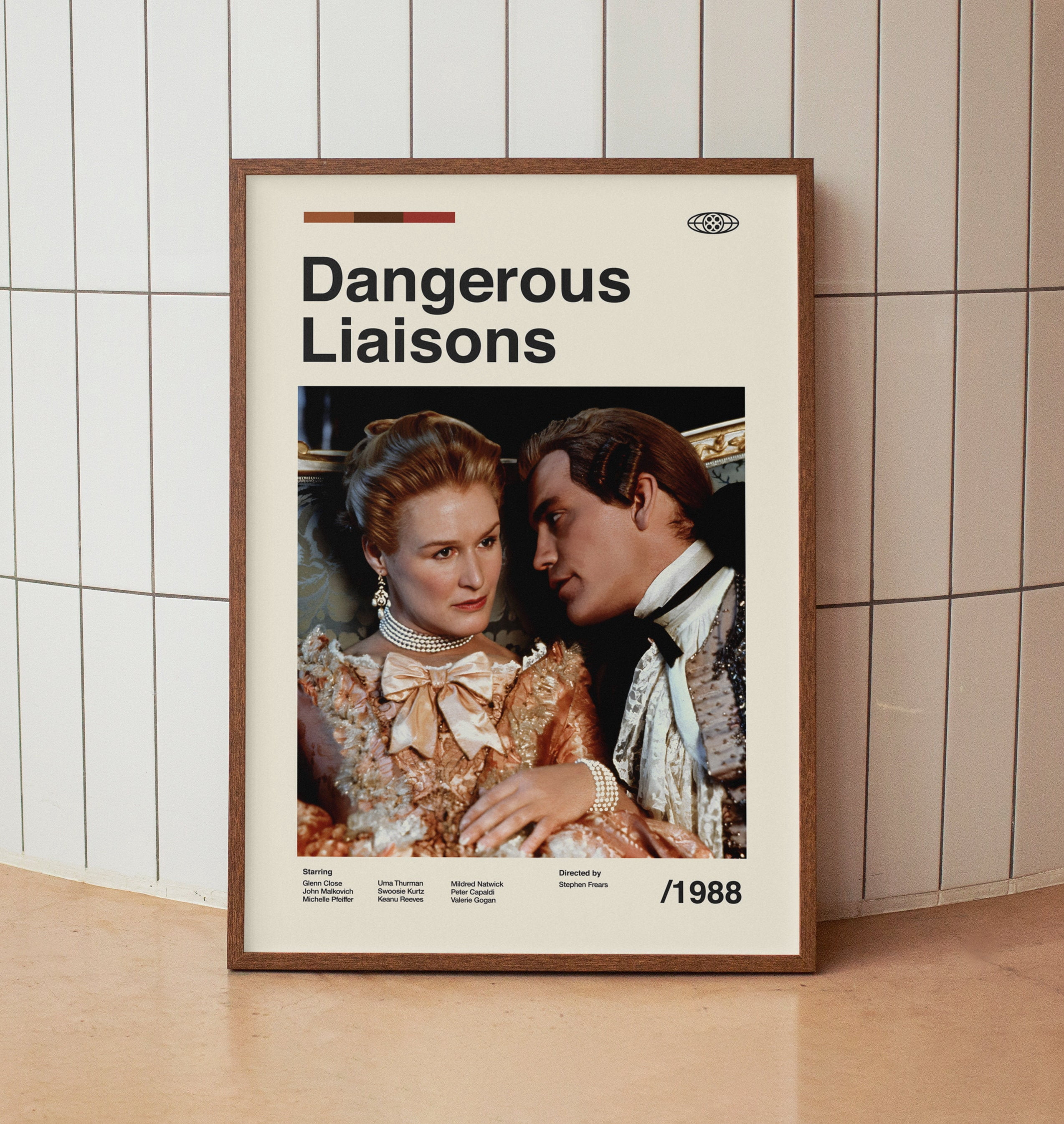 GATEGOO Poster Dangerous Liaisons Vintage Movie Poster - John Malkovich ...