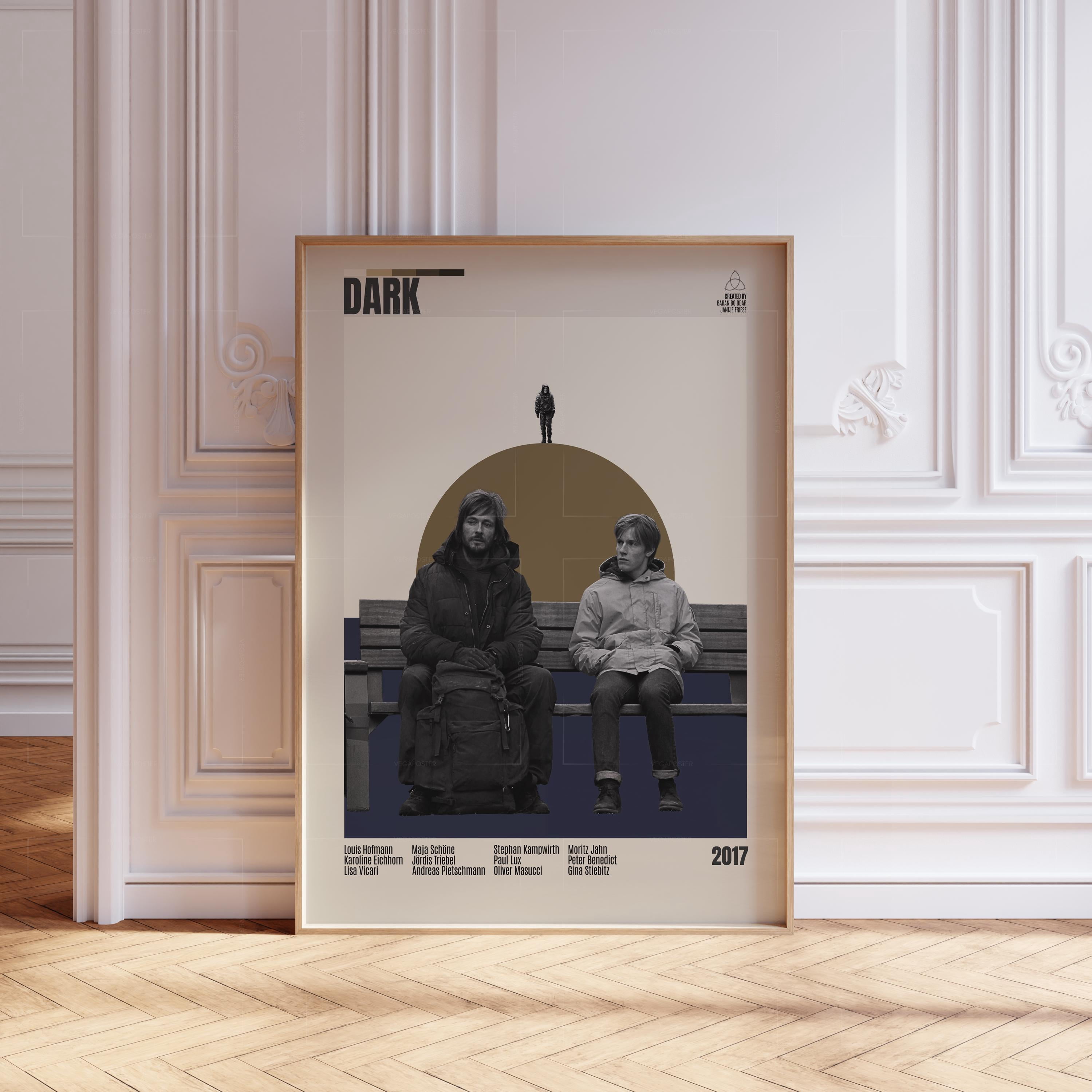 GATEGOO Poster Dark, Retro Movie Print, Midcentury Modern, Retro Tv ...