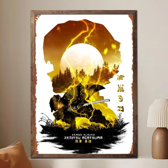 GATEGOO Poster Demon Slayer Poster Set | Tanjiro Zenitsu Inosuke Wall ...