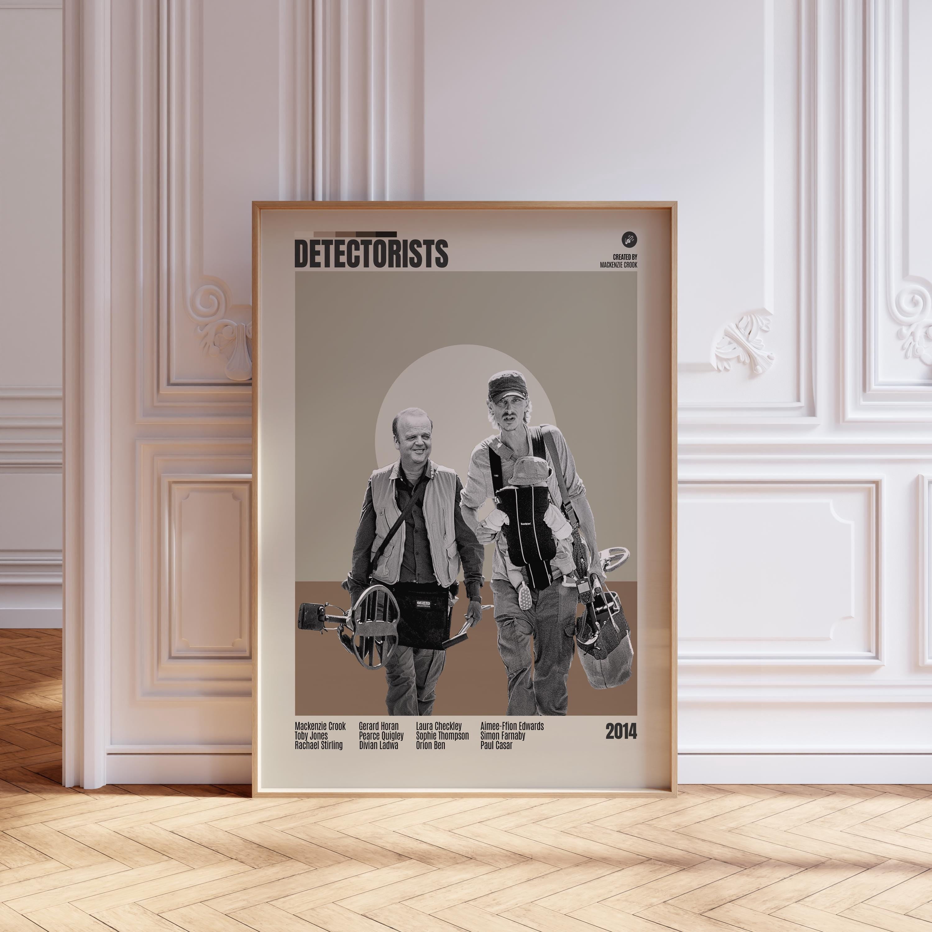 GATEGOO Poster Detectorists Poster, Mackenzie Crook, Retro Movie Print ...