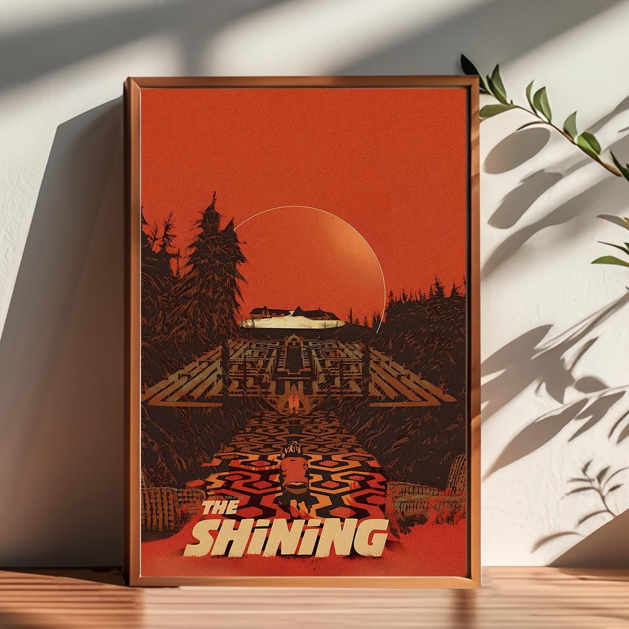 GATEGOO Poster Digital The Shining Movie Poster: Horror Film Wall Art ...