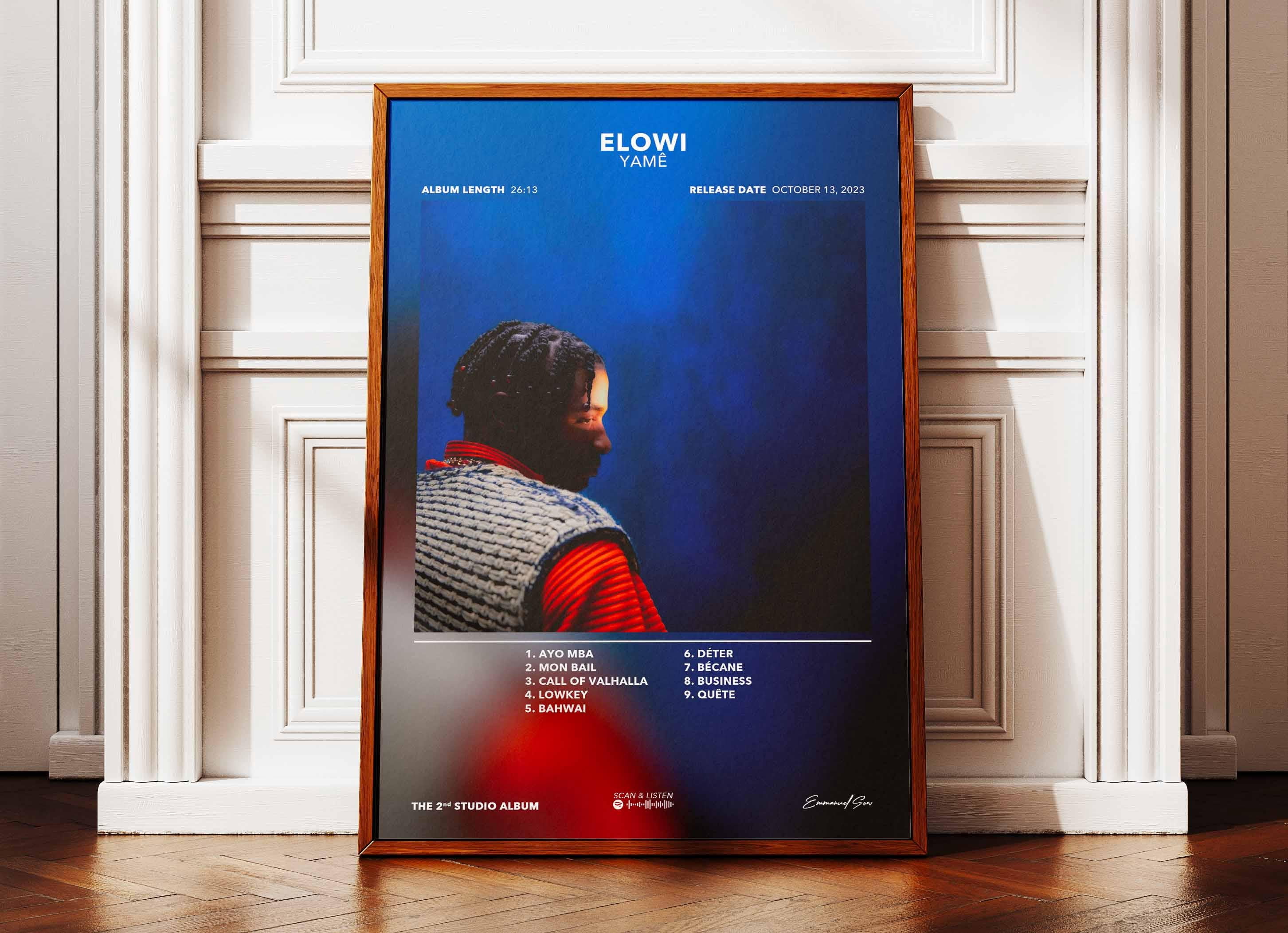 GATEGOO Poster Elowi Yame Album Poster | Yame Elowi Album Poster ...