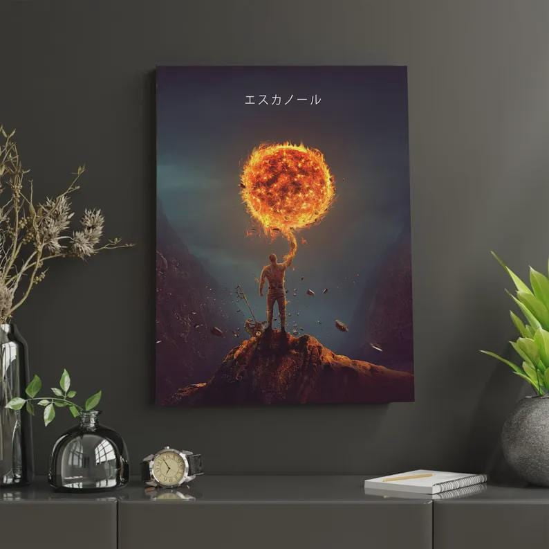 GATEGOO Poster Escanor Poster | The Seven Deadly Sins Anime Wall Art ...