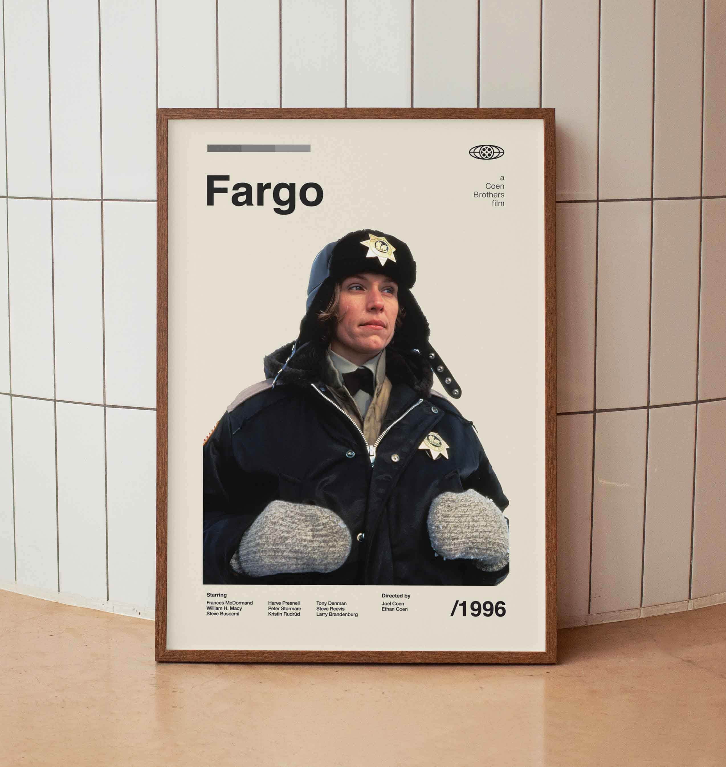 GATEGOO Poster Fargo 1996 Vintage Movie Poster - Coen Brothers Film ...