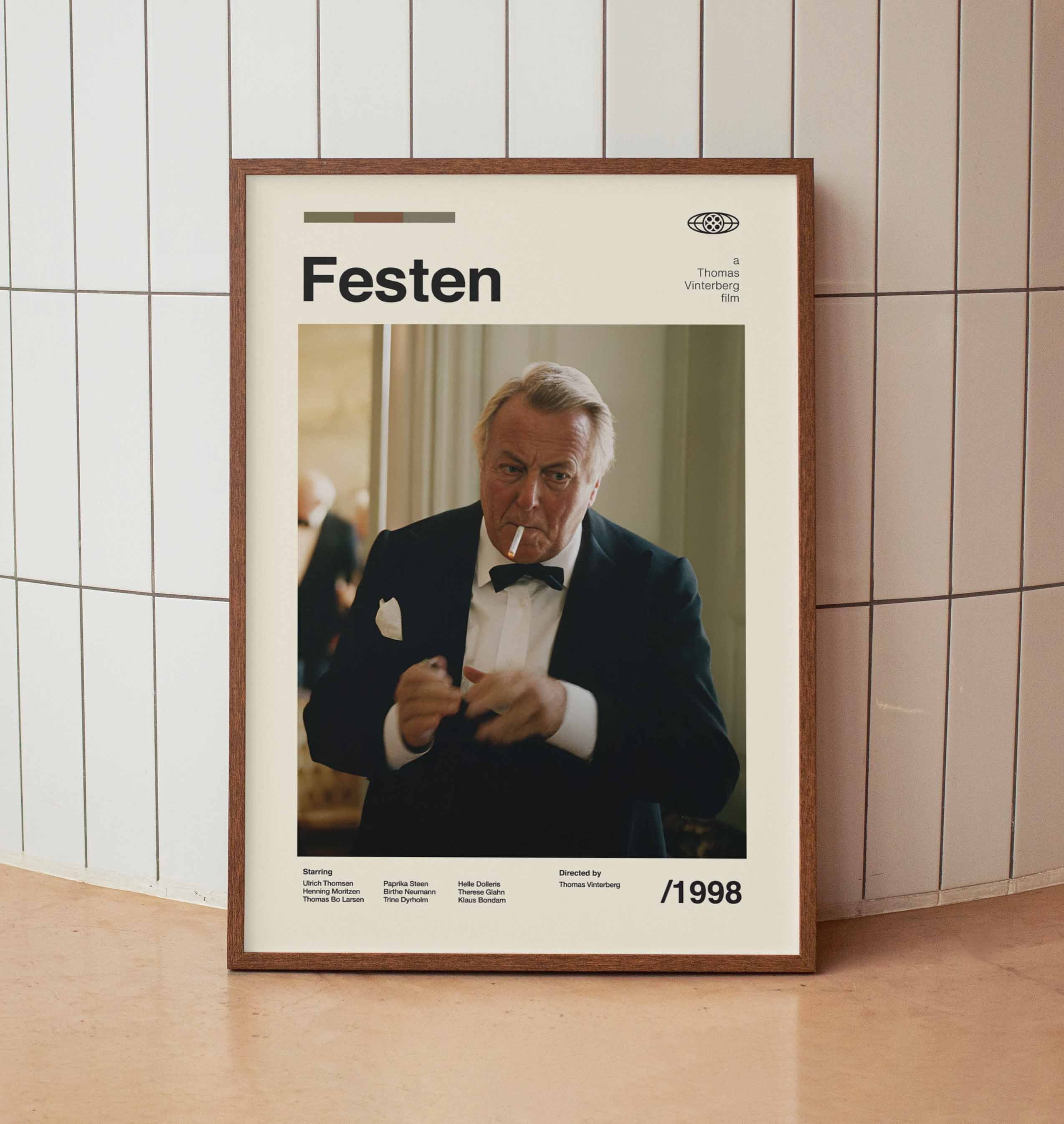 GATEGOO Poster Festen (The Celebration) Vintage Movie Poster - Thomas ...