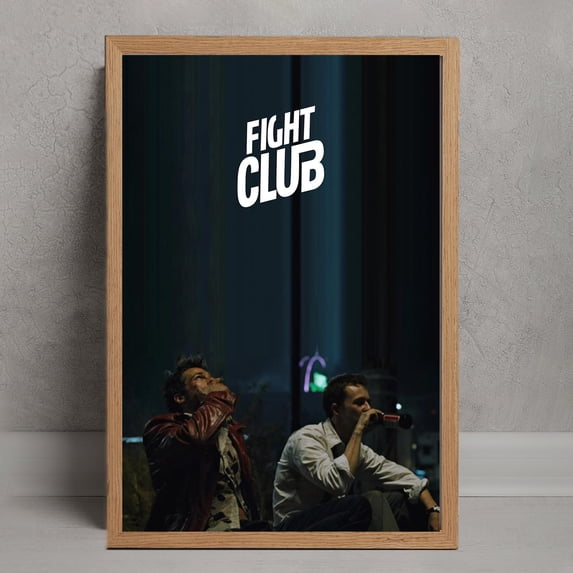 GATEGOO Poster Fight Club Movie Poster, Wall Art Decor, Room Decoration ...