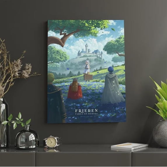 GATEGOO Poster Frieren Anime Art Print | Emotional Fantasy Poster 12X18 ...