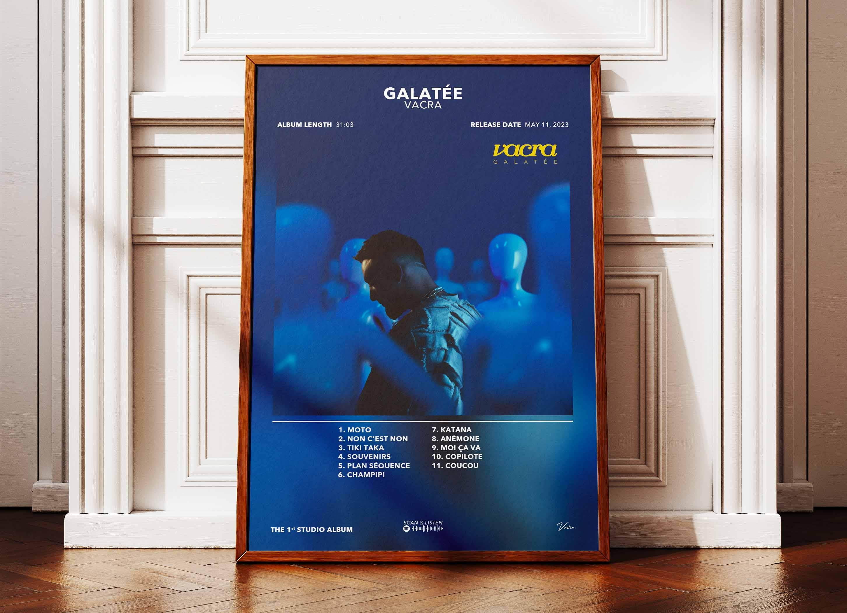 GATEGOO Poster Galatée Vacra Album Poster | Vacra Album Poster | Rapper ...
