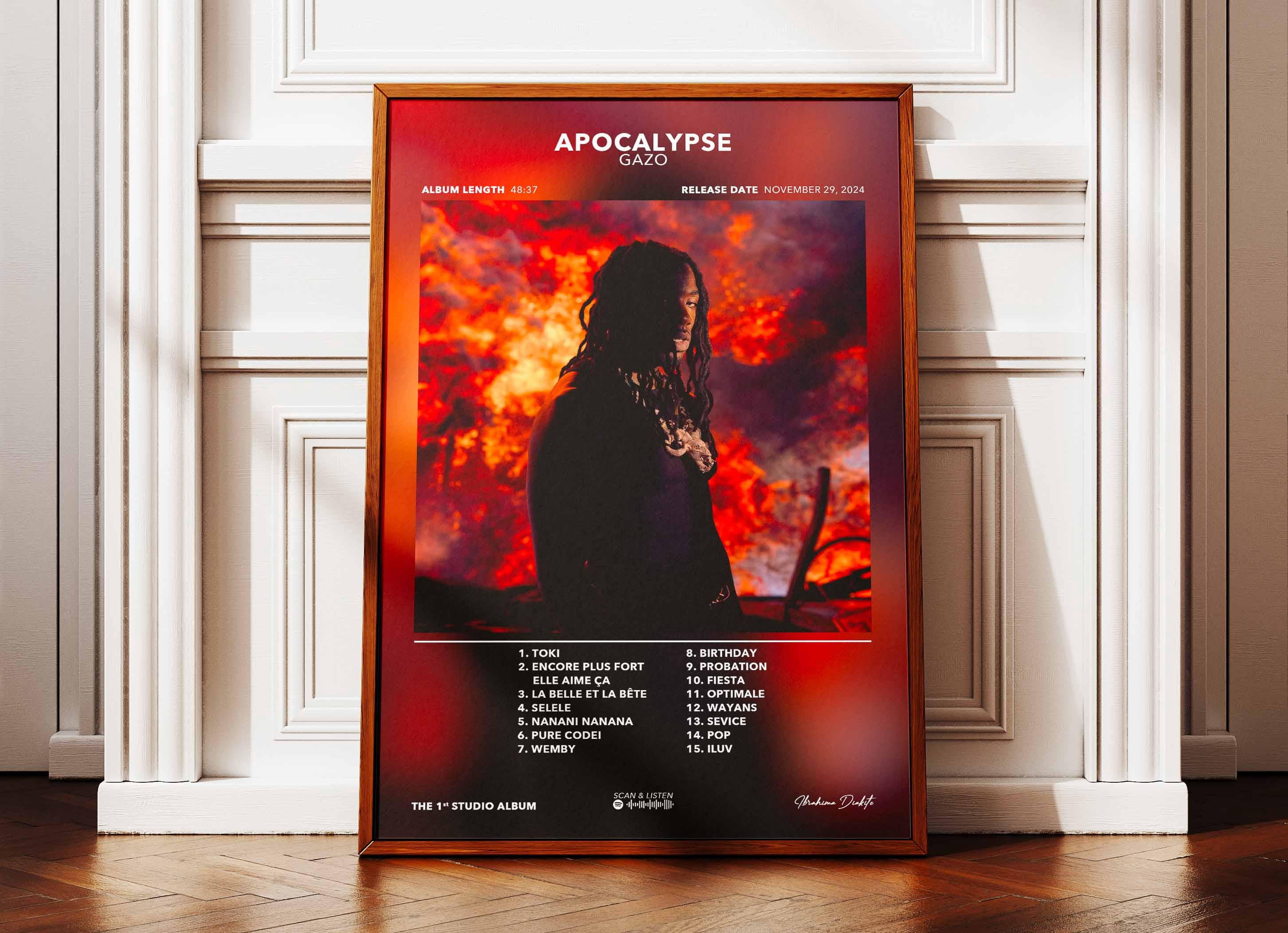 GATEGOO Poster Gazo Apocalypse Album Poster | Gazo Apocalypse Album ...