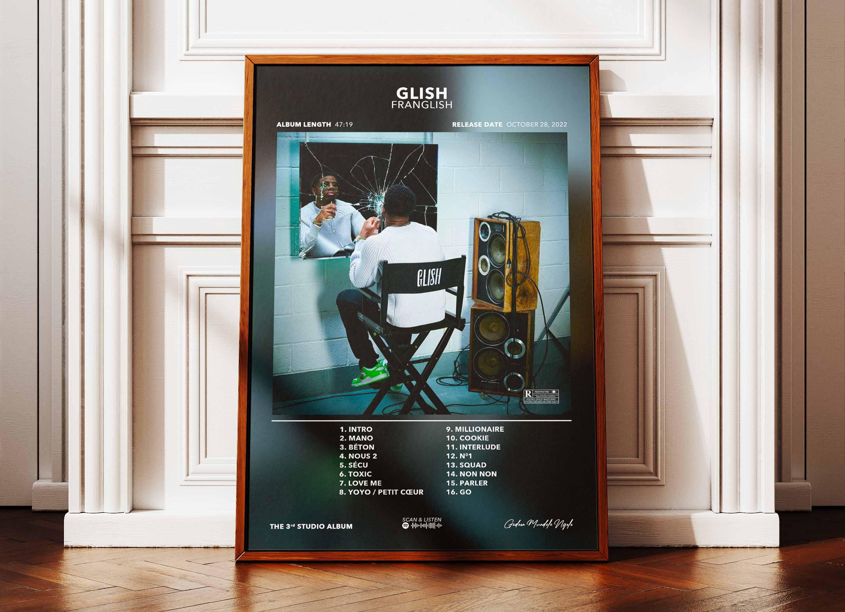 GATEGOO Poster Glish Franglish Album Poster | Franglish Glish Album ...