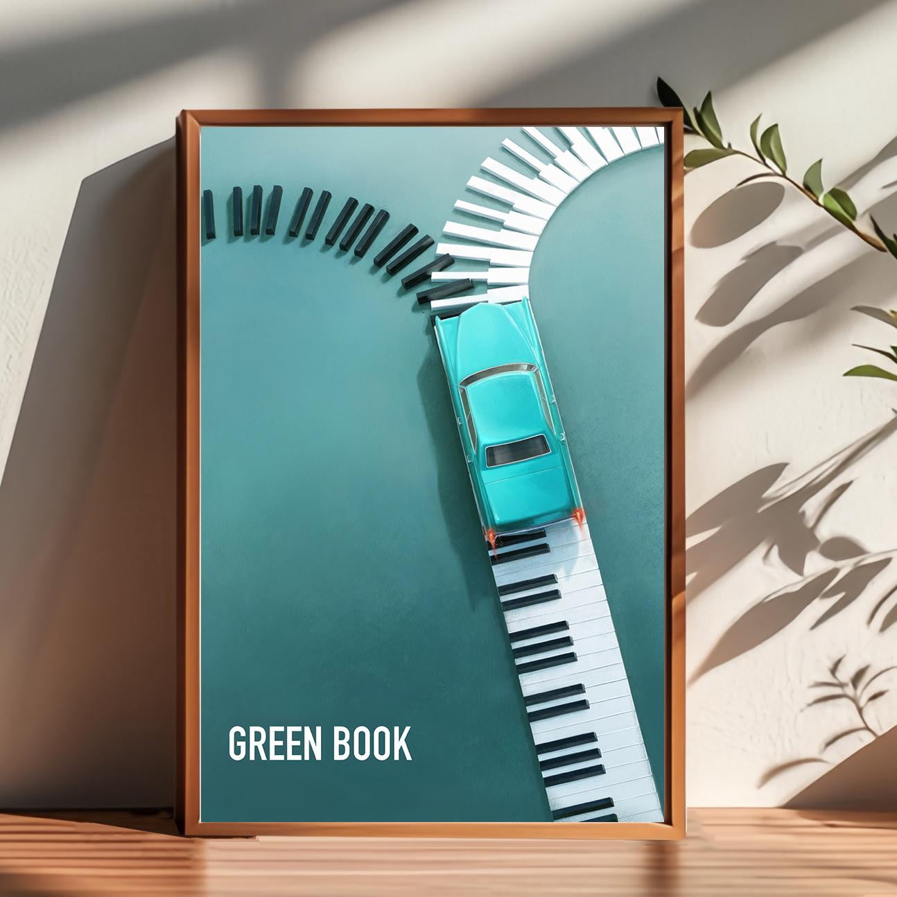 GATEGOO Poster Green Book Movie Poster: Vintage Style Wall Art 8X12 ...