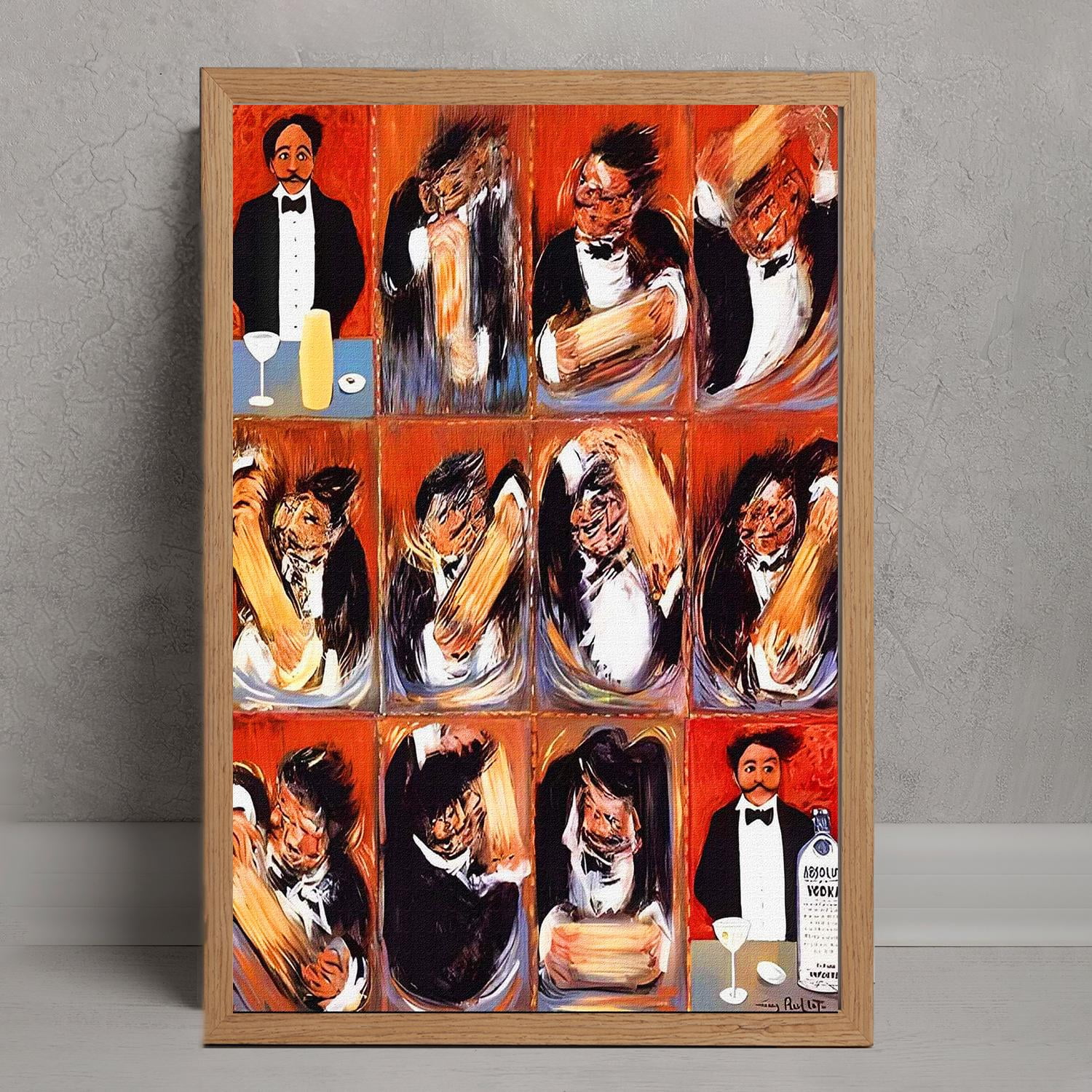 GATEGOO Poster Guy Buffet The Making Of Perfect Martini Art Poster ...