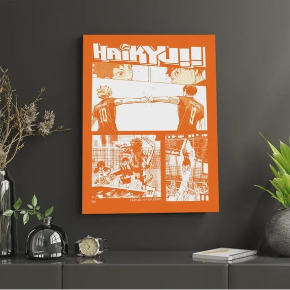 GATEGOO Poster Haikyuu Anime Poster: Hinata & Kageyama - Volleyball ...