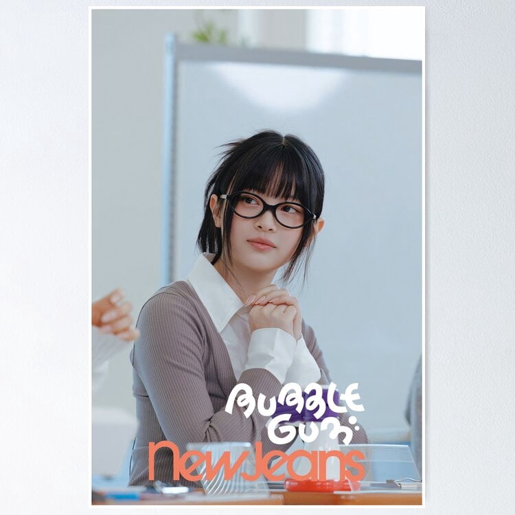 GATEGOO Poster Hanni Bubble Gum Super Shy Cool Avec Vous Eta Nouveau ...