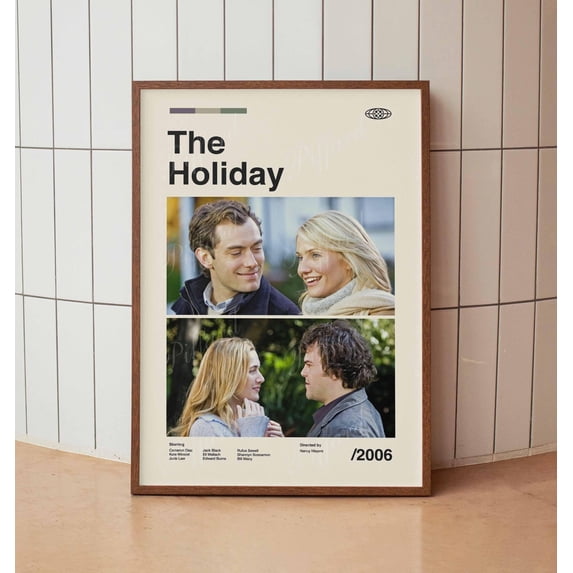 GATEGOO Poster The Holiday 2006 Christmas Vintage Movie Poster - Kate ...