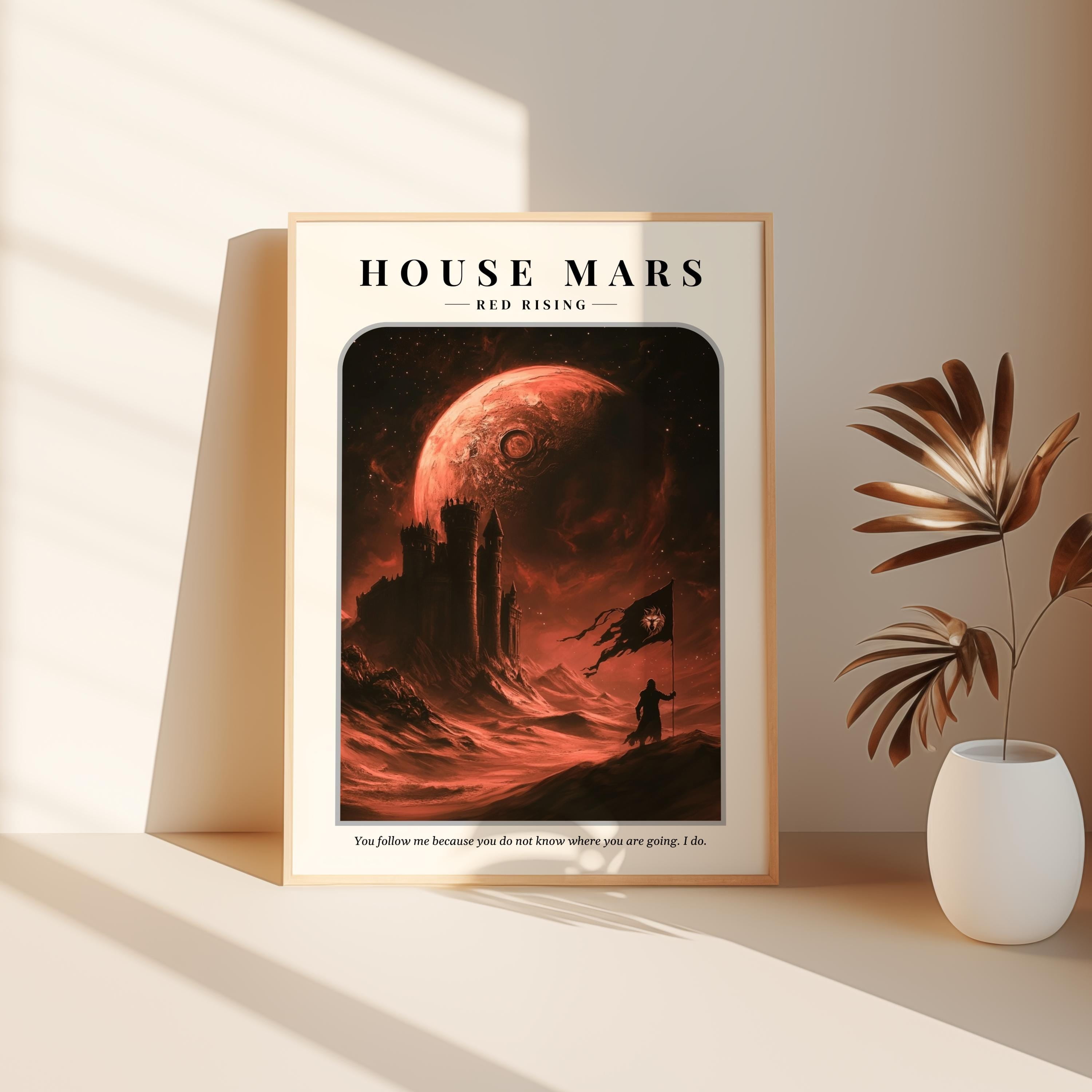 GATEGOO Poster House Mars Poster , Red Rising , The Institute , Pierce ...