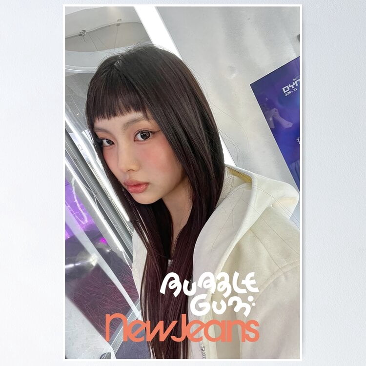 GATEGOO Poster Hyein Bubble Gum Super Shy Cool Avec Vous Eta Nouveau ...