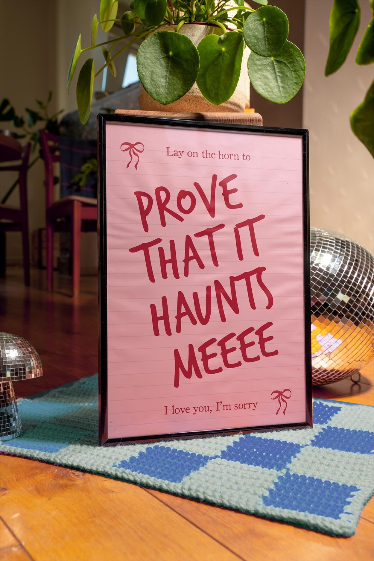 GATEGOO Poster I Love You I'M Sorry The Secret Of Us Gracie Abrams Pink ...