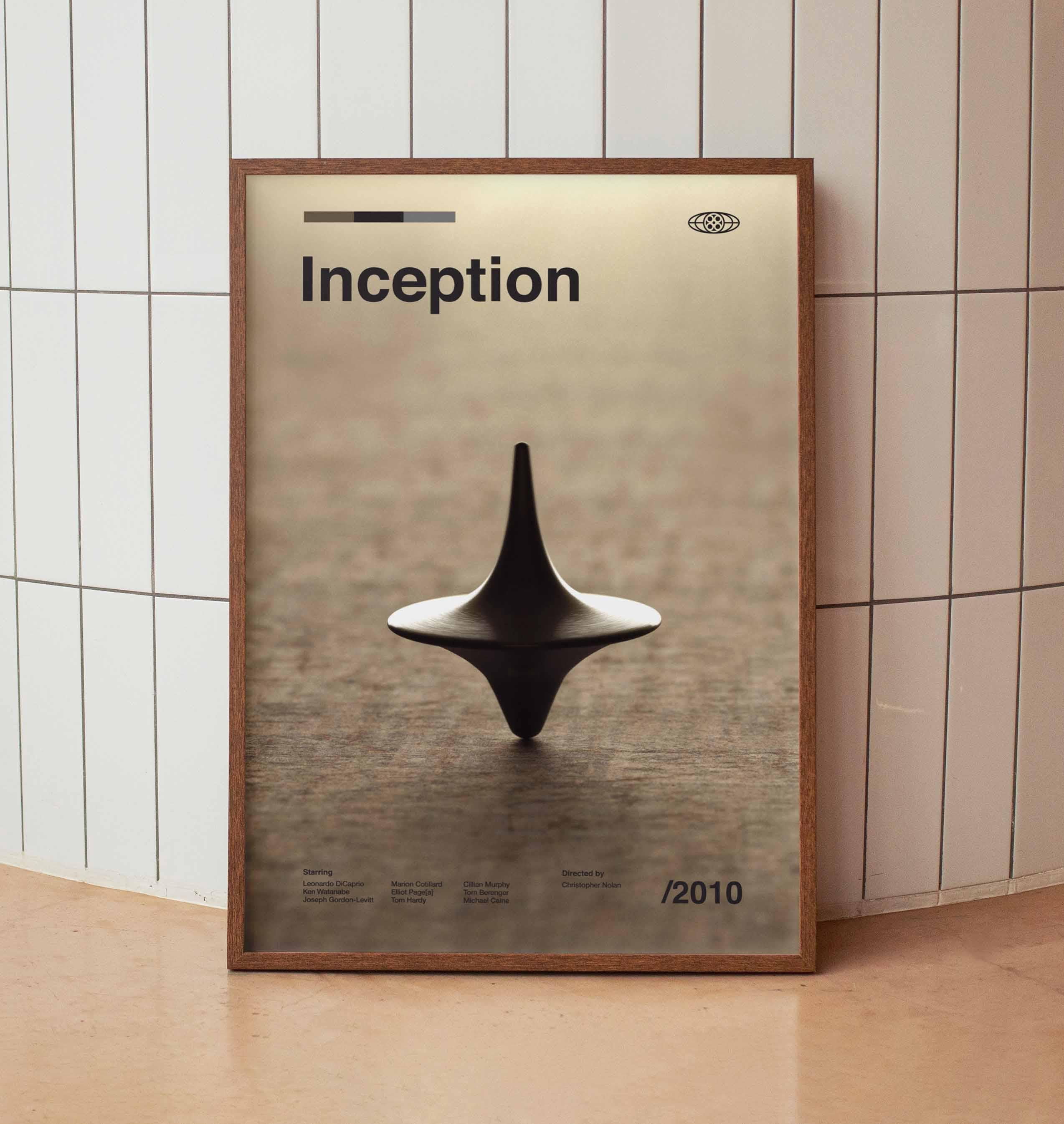 GATEGOO Poster Inception Full Size Wall Art Print - Leonardo Dicaprio ...
