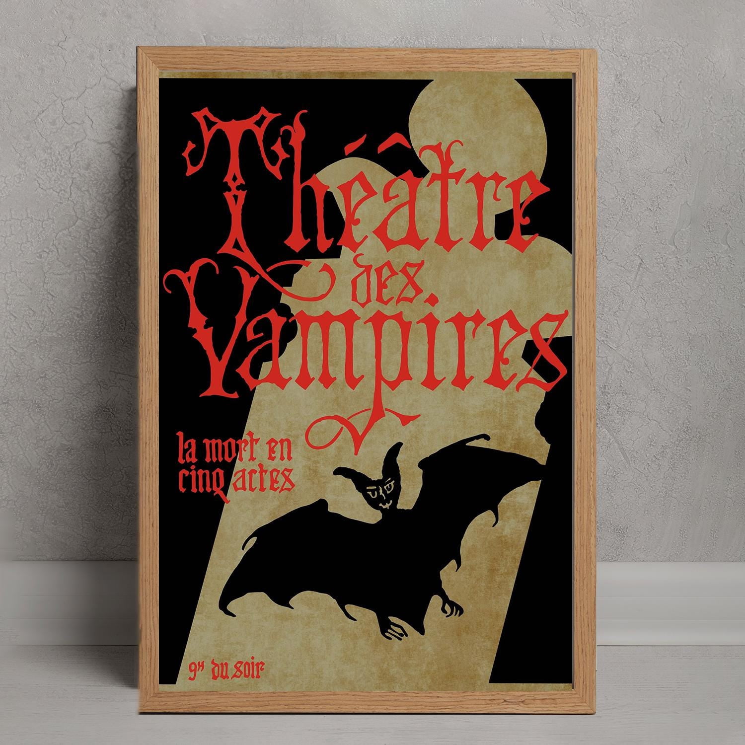 GATEGOO Poster Interview With A Vampire Theatre Des Vampires Movie ...