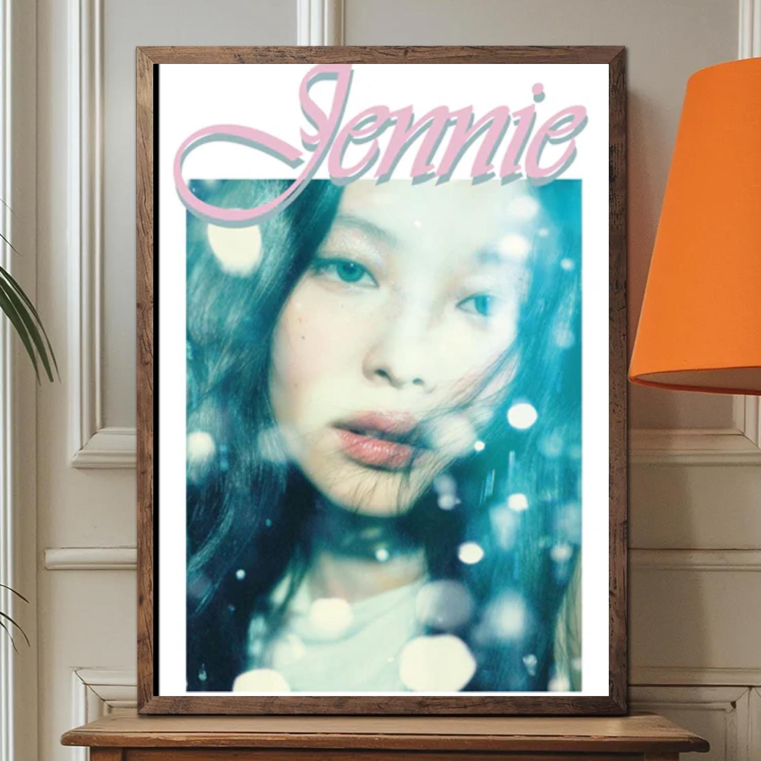 GATEGOO Poster Jennie Poster | K-Pop Idol Wall Art | Aesthetic Music ...